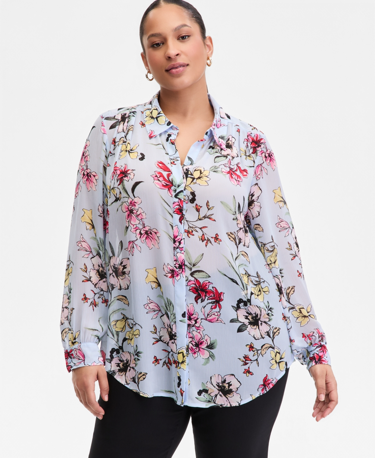 Click here for I.n.c. International Concepts Plus Size Printed Bu... prices