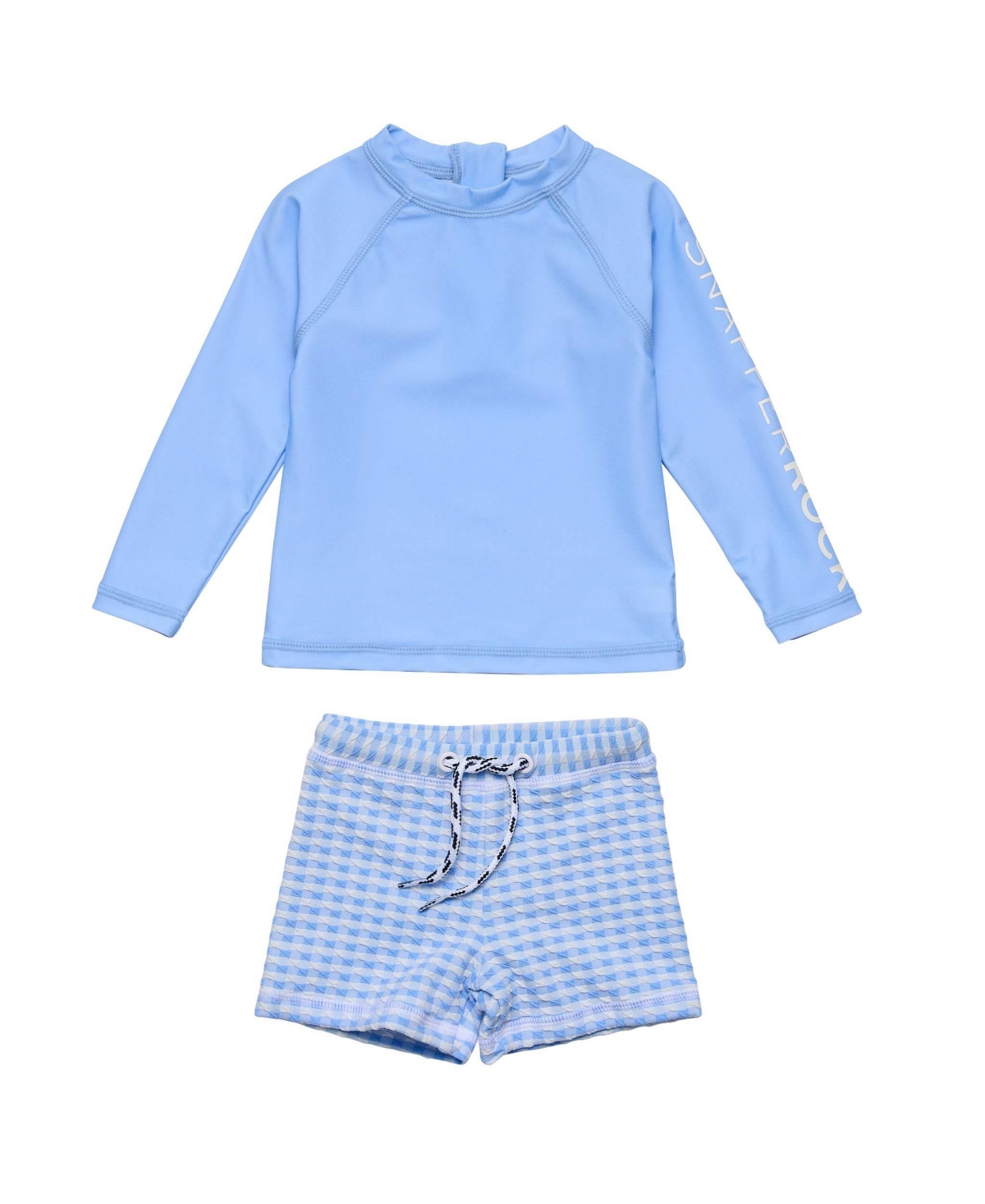 Click here for Snapper Rock Baby Boys Seaside Blue Ls Set - Blue prices