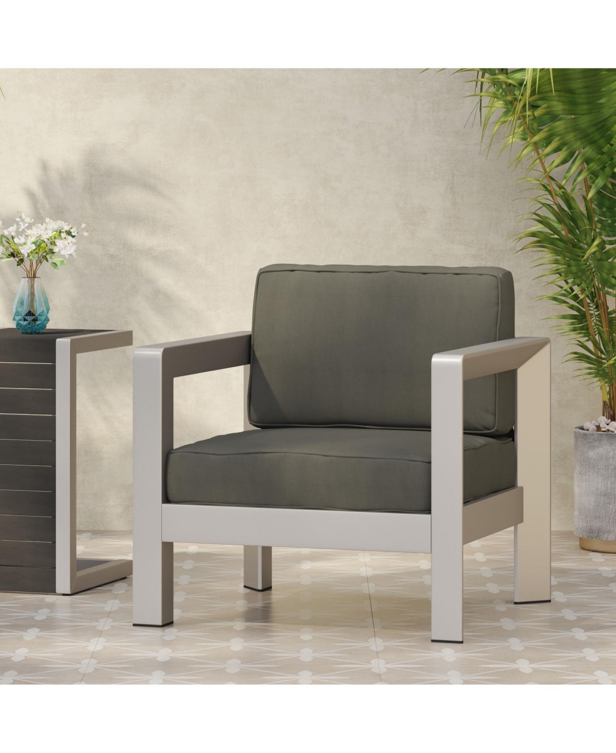 Click here for Streamdale Furniture Outdoor Aluminum Club Chair -... prices