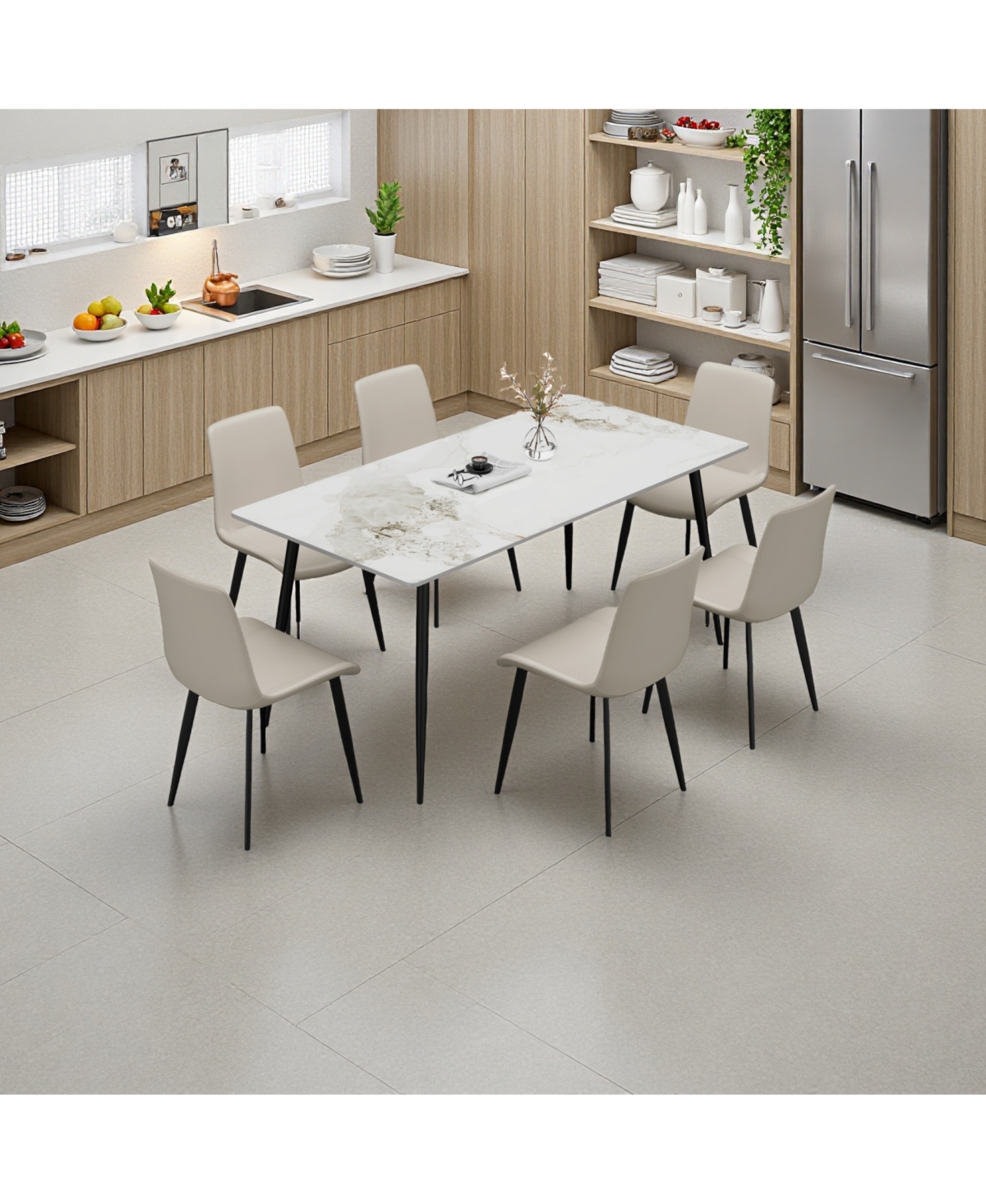 Click here for Streamdale Furniture 70" Sintered Stone Dinin... prices