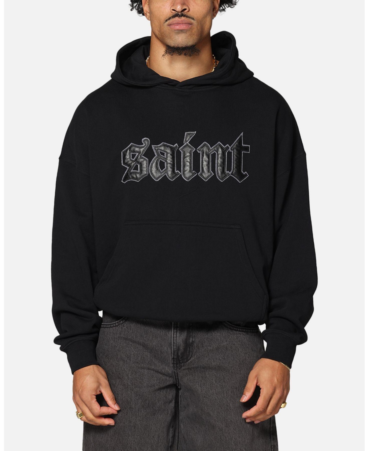 Click here for Saint Morta Mens Cambronne Layered Boxy Hoodie prices