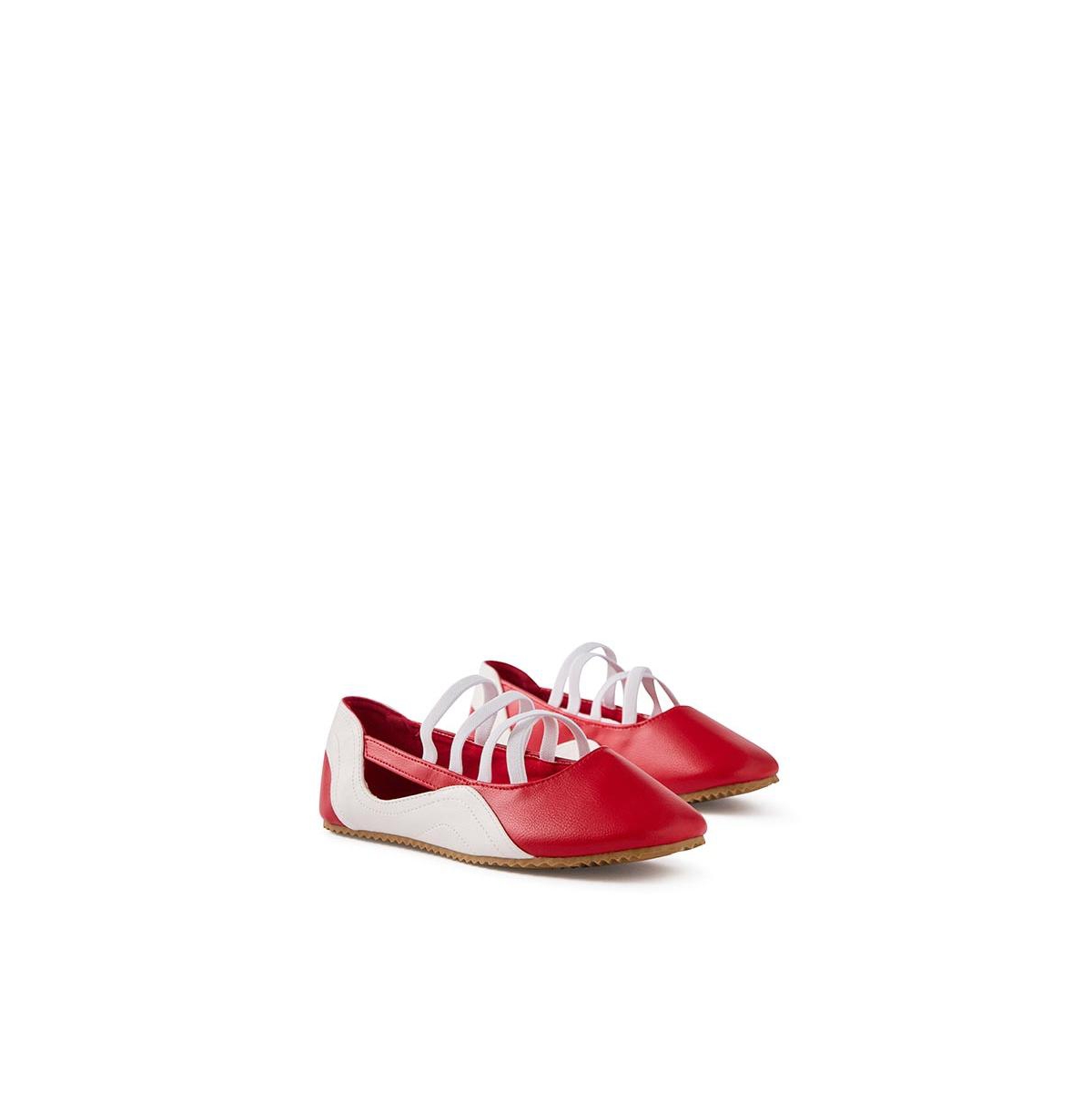 Click here for Cotton On Girls Spencer Sporty Flats - Varsity red... prices