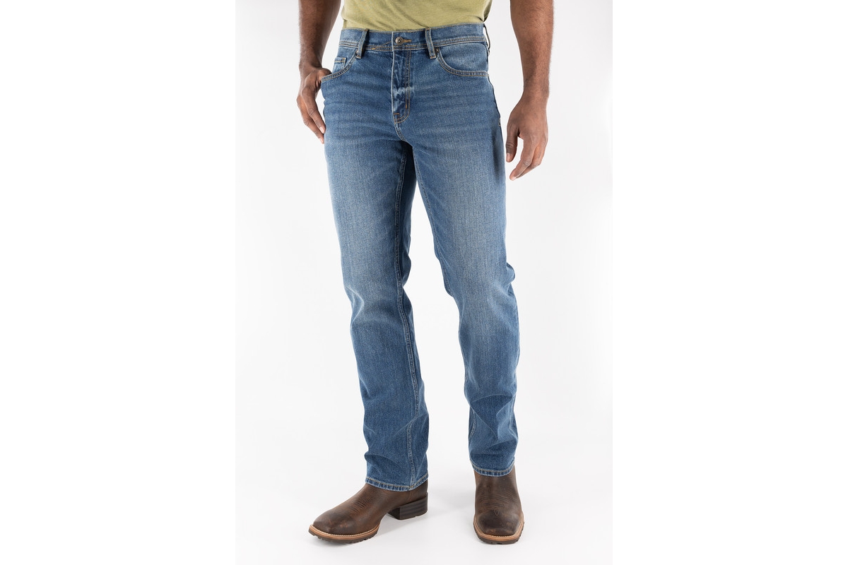 Click here for Devil Dog Mens Boot Cut Jeans - Ash prices