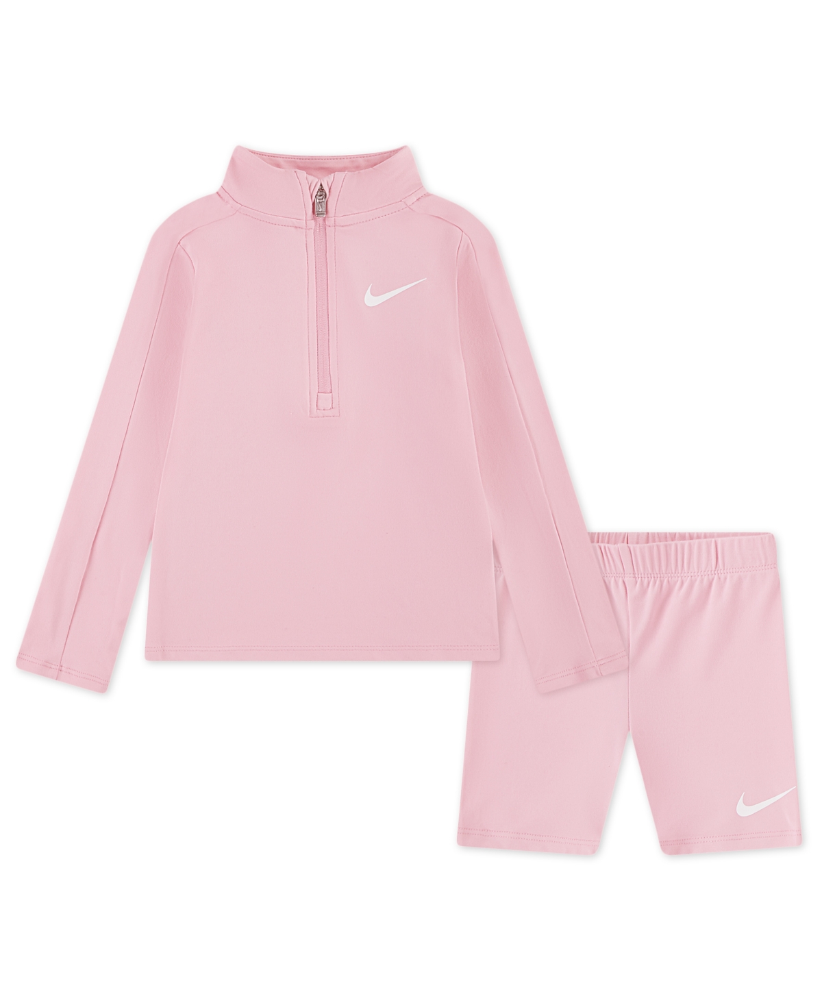 Click here for Nike Girls Toddler 2T-4T Quarter-Zip Top and Short... prices