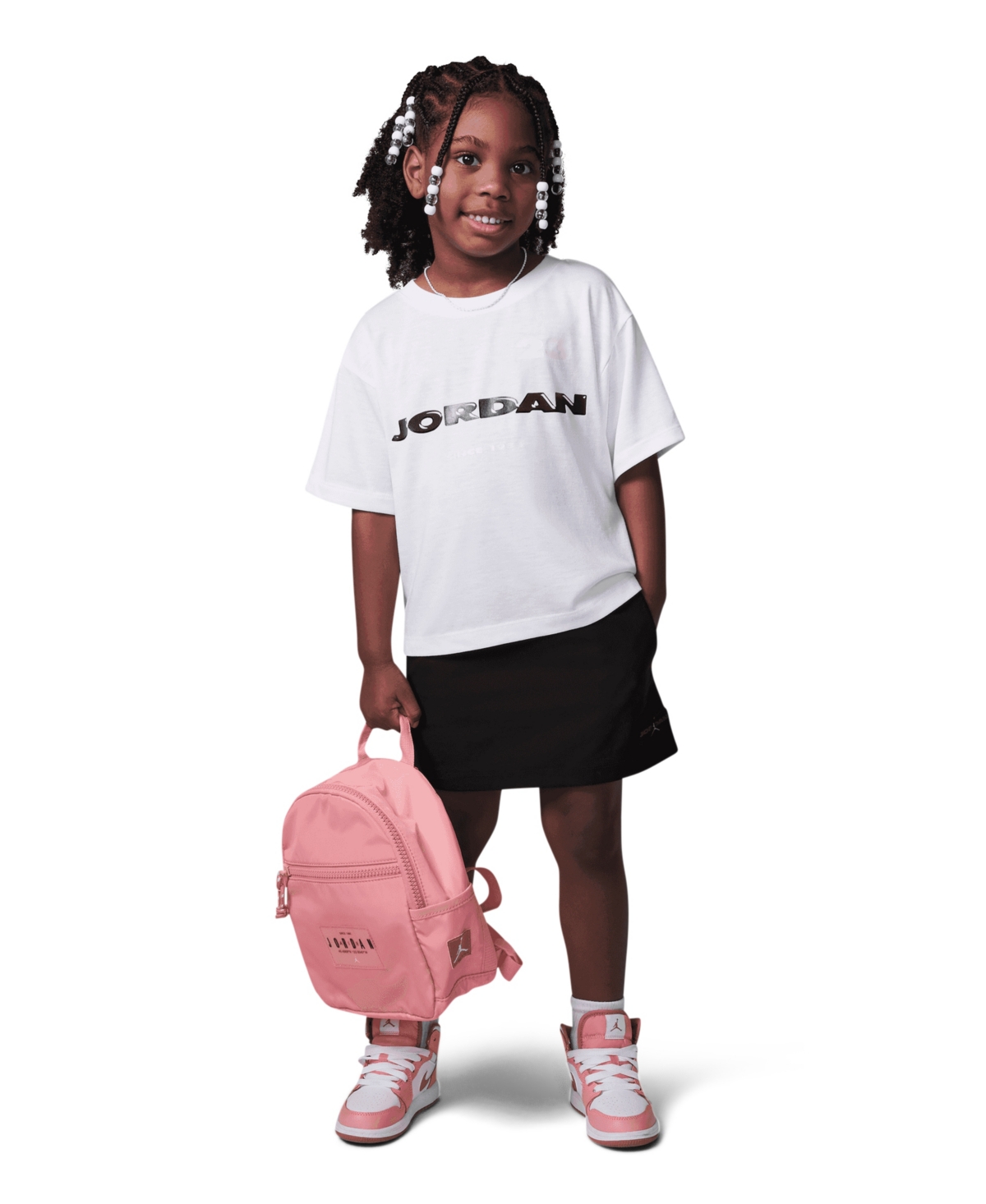 Click here for Jordan Girls 4T-6X Crafted Utility Crewneck T-Shir... prices