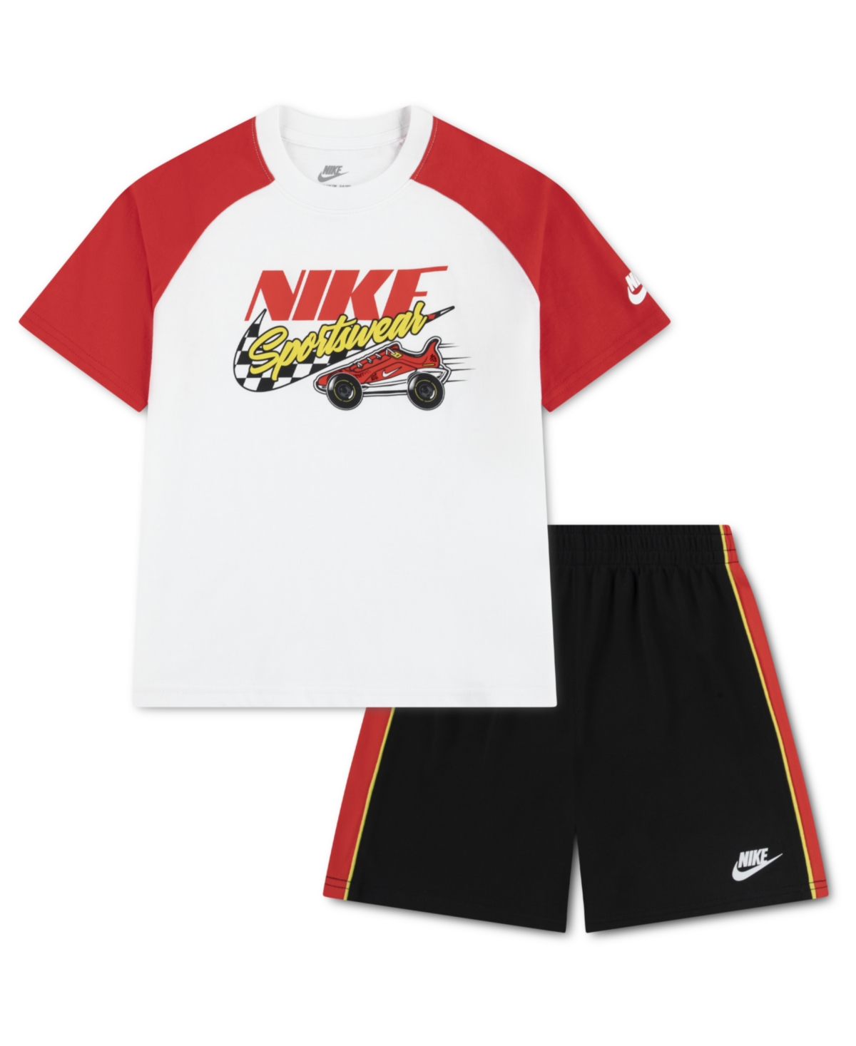 Click here for Nike Boys 4-7 Victory Lap Crewneck T-Shirt and Mes... prices