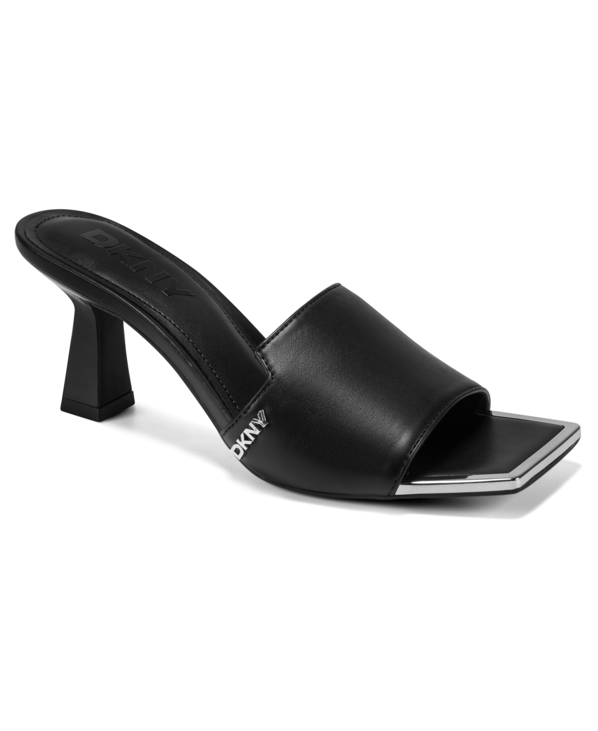Click here for Dkny Womens Kailyn Slip-On Mule Sandals - Black prices