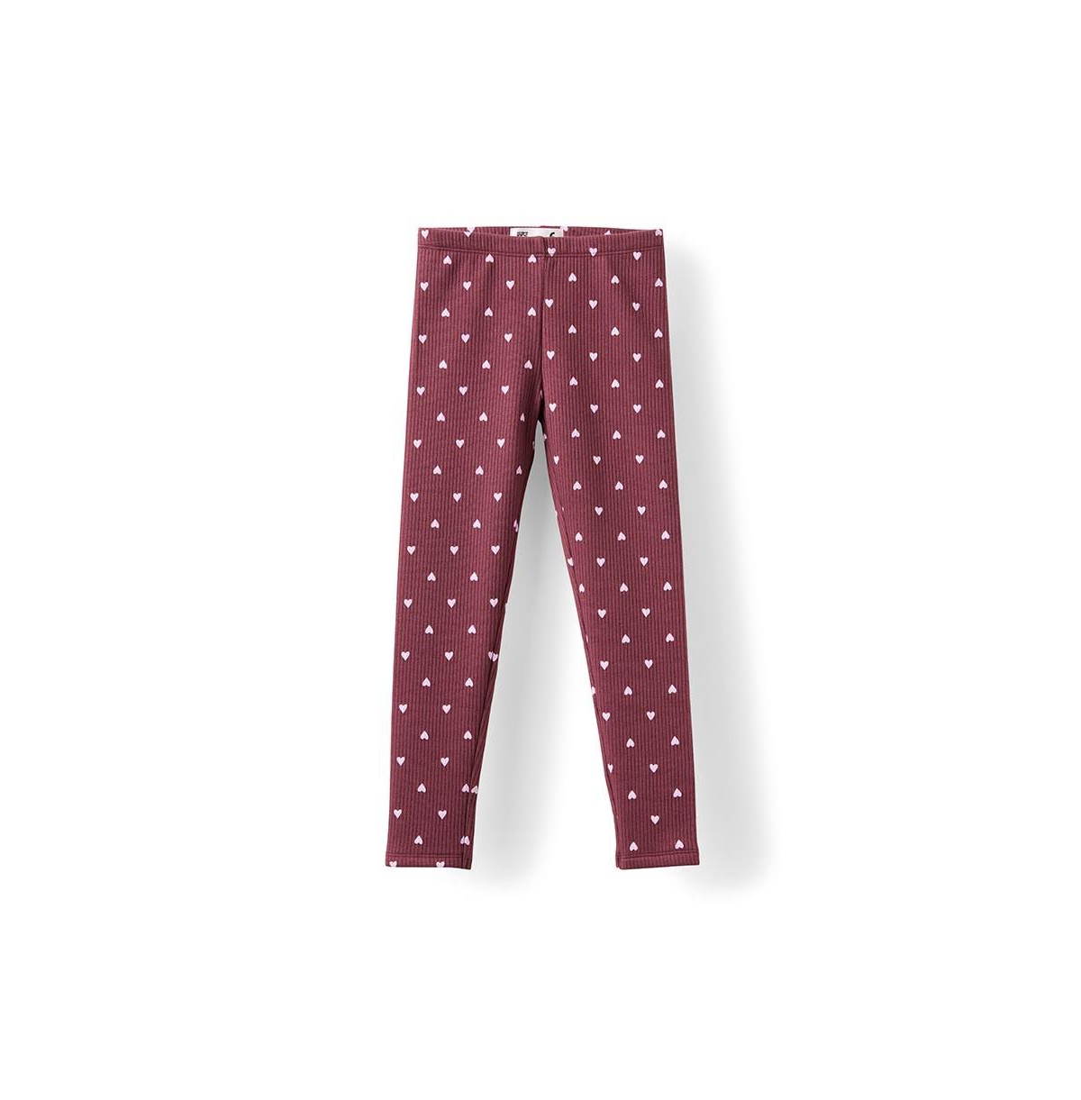Click here for Cotton On Girls Little/Big Fleece Legging - Bordea... prices