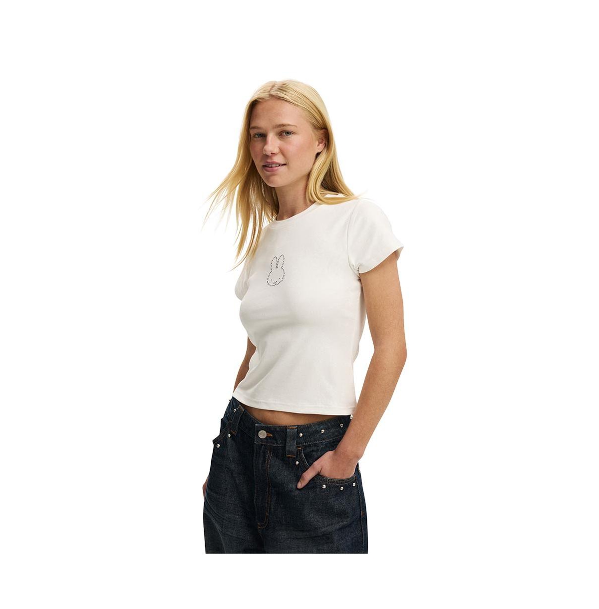 Click here for Cotton On Womens The Lcn Graphic Tiny Tee - Lcn mi... prices