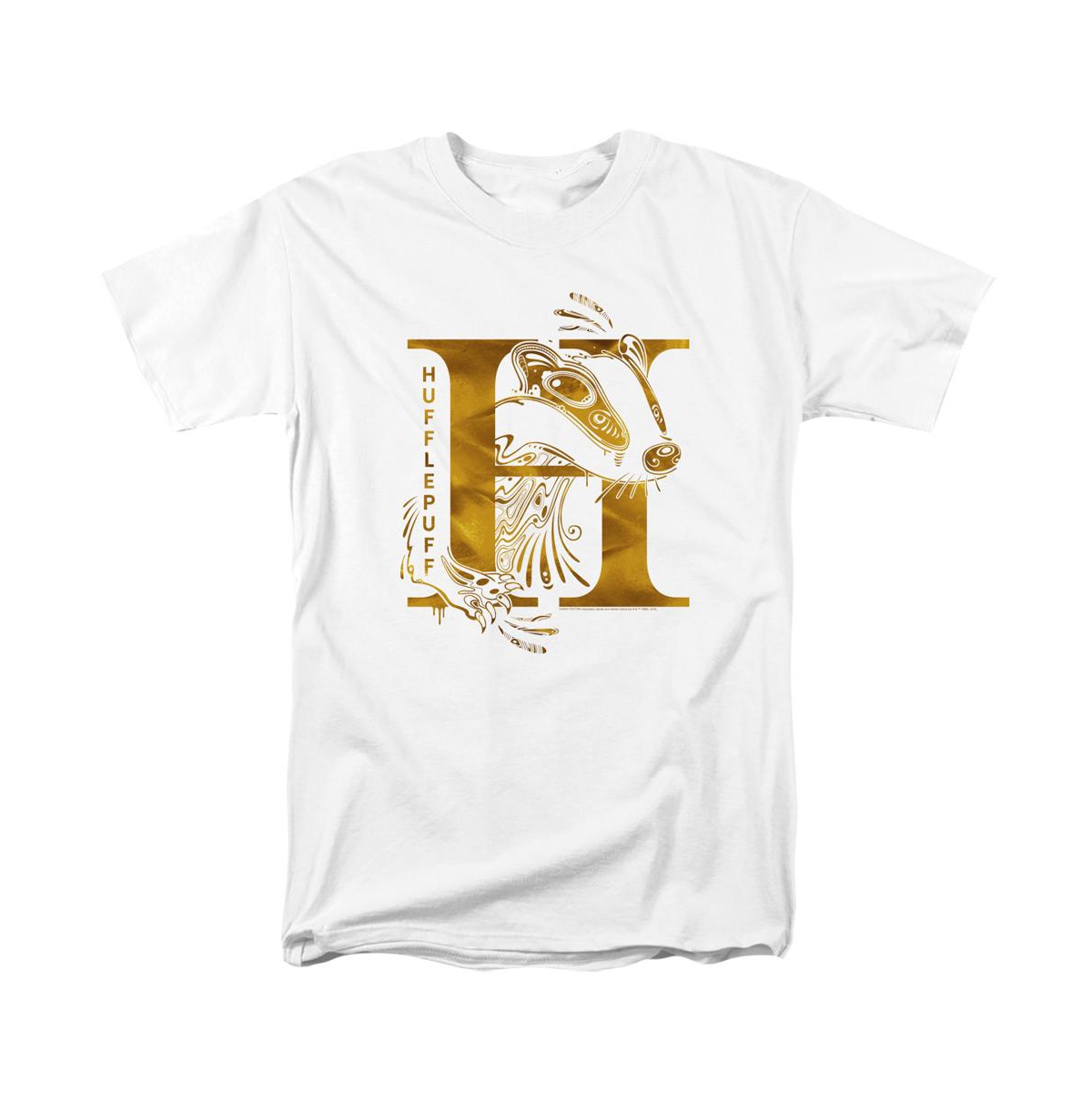 Click here for Harry Potter Mens Hufflepuff H Logo T Shirt - Whit... prices