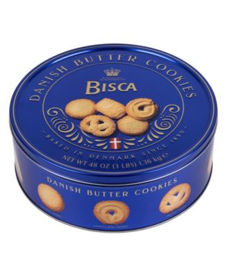 Bisca Danish Butter Cookie Tin, 3 lbs. - Macy's