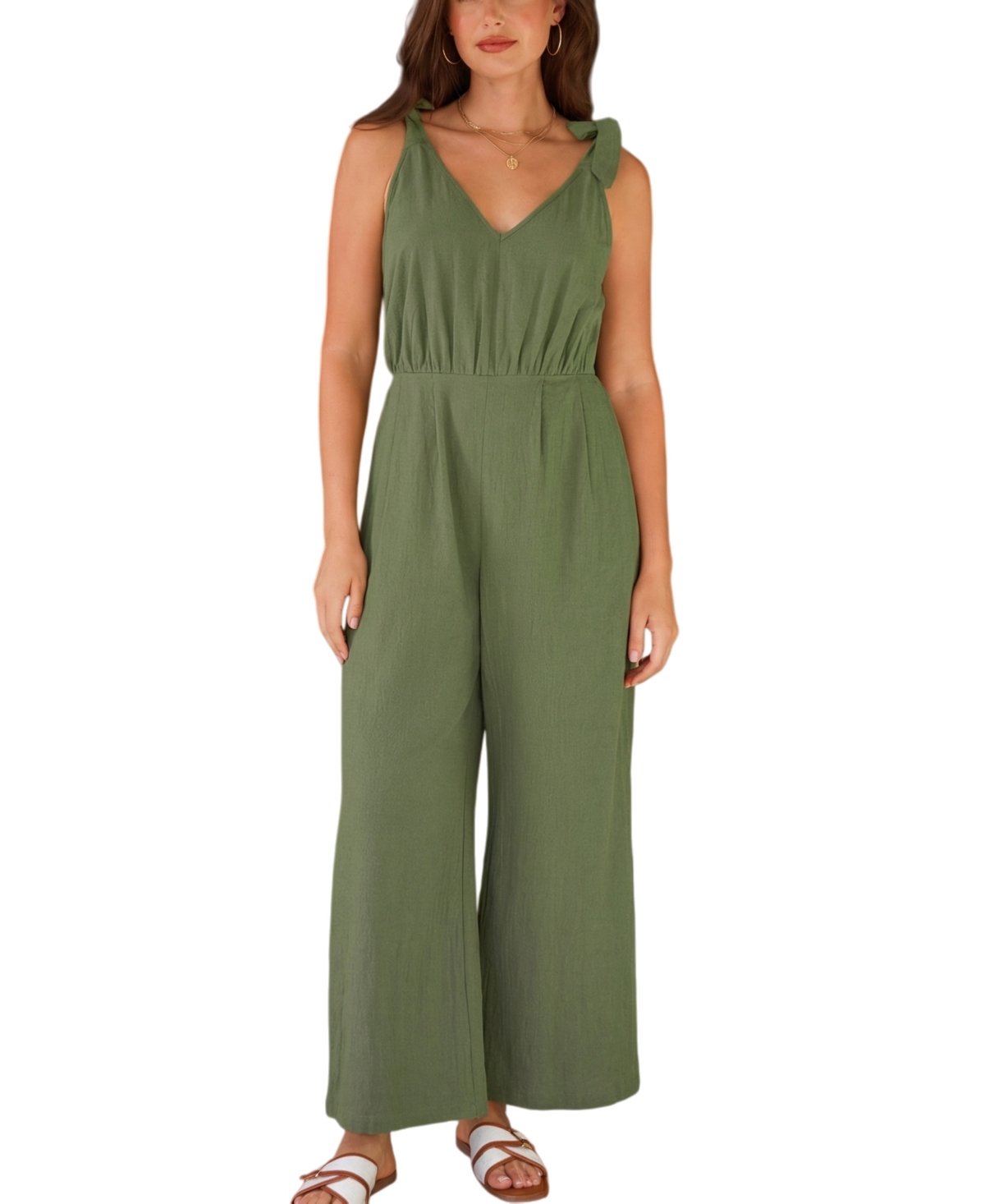 Click here for Cupshe Womens Steps Ahead Green Jumpsuit - Dark gr... prices