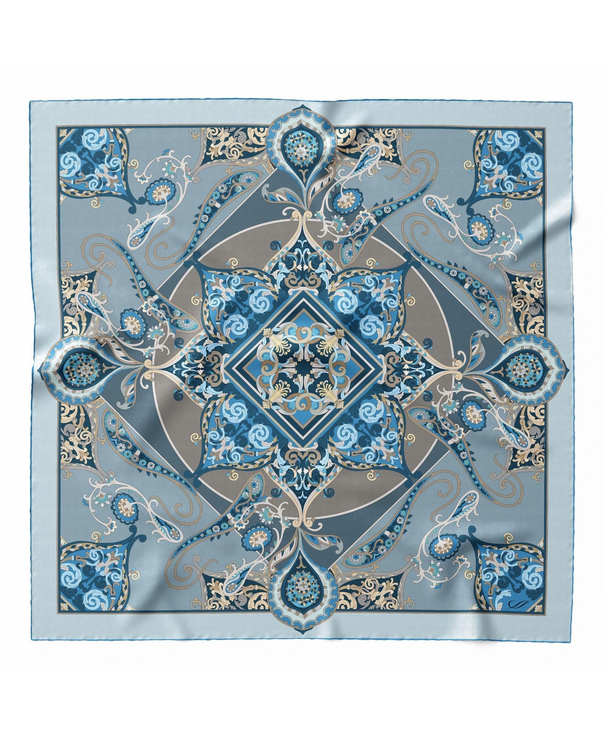 Click here for Elizabetta Romina - Silk Foulard for Women - Blue prices