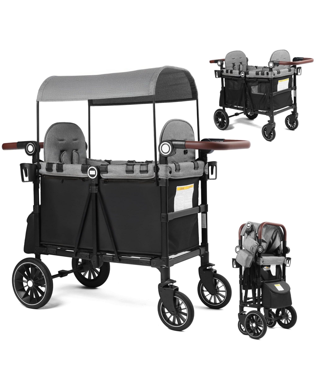 Click here for Kinder King All-Terrain Wagon Stroller for Two Kid... prices