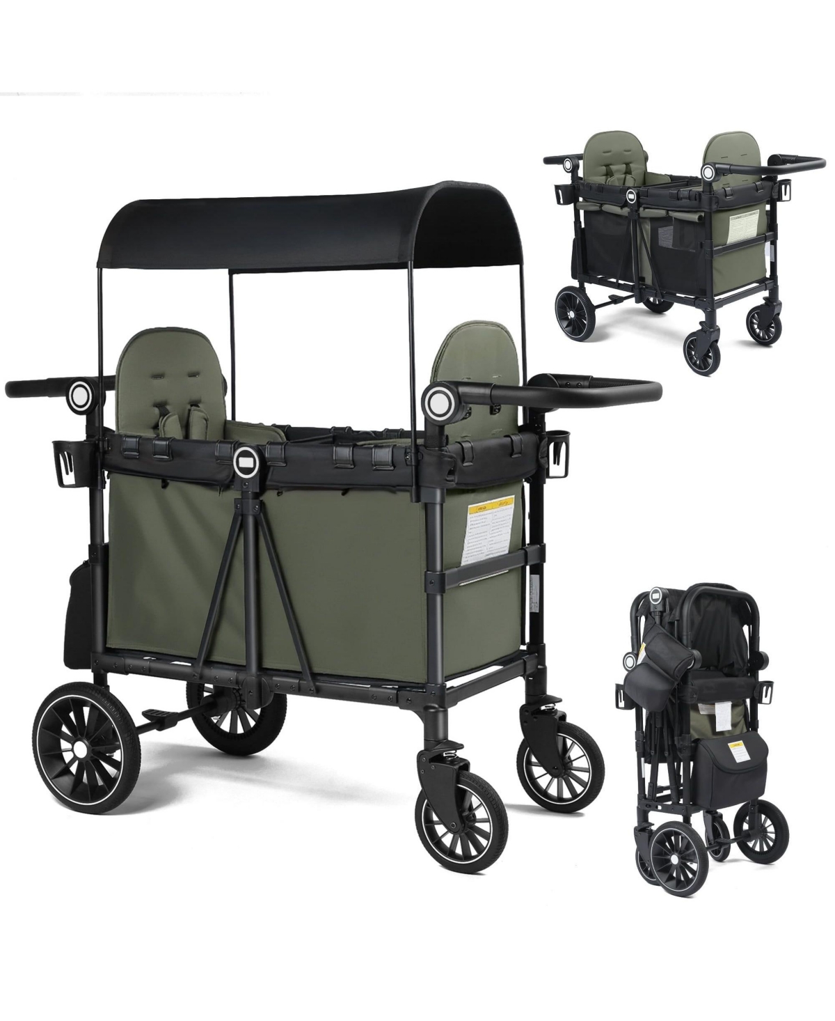 Click here for Kinder King All-Terrain Wagon Stroller for Two Kid... prices