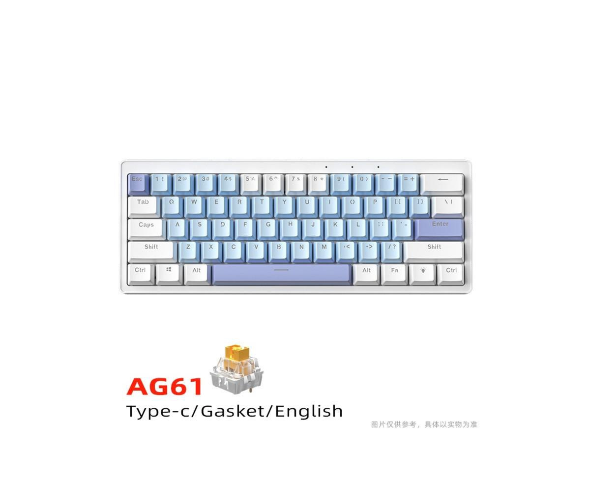 Click here for Risokeys Mechanical Keyboard 61-Key Wired Blue-Whi... prices