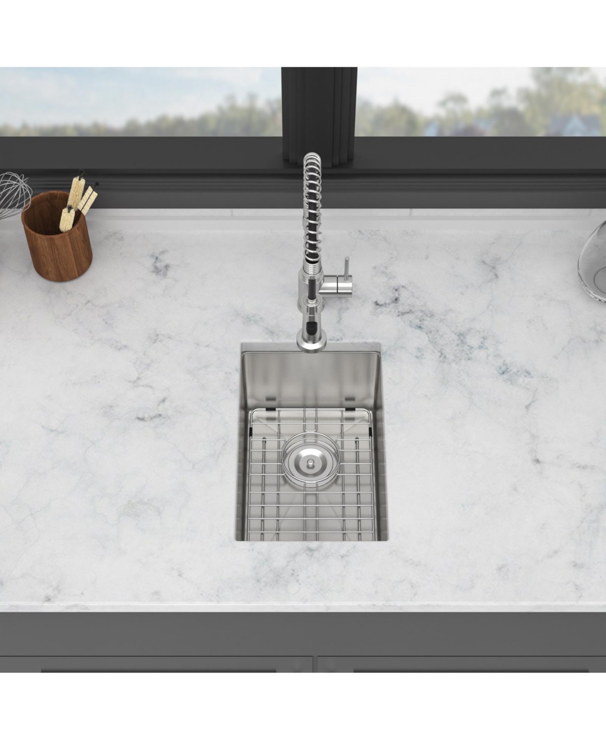 Click here for flynama Undermount Kitchen Sink Single Bowl Stainl... prices