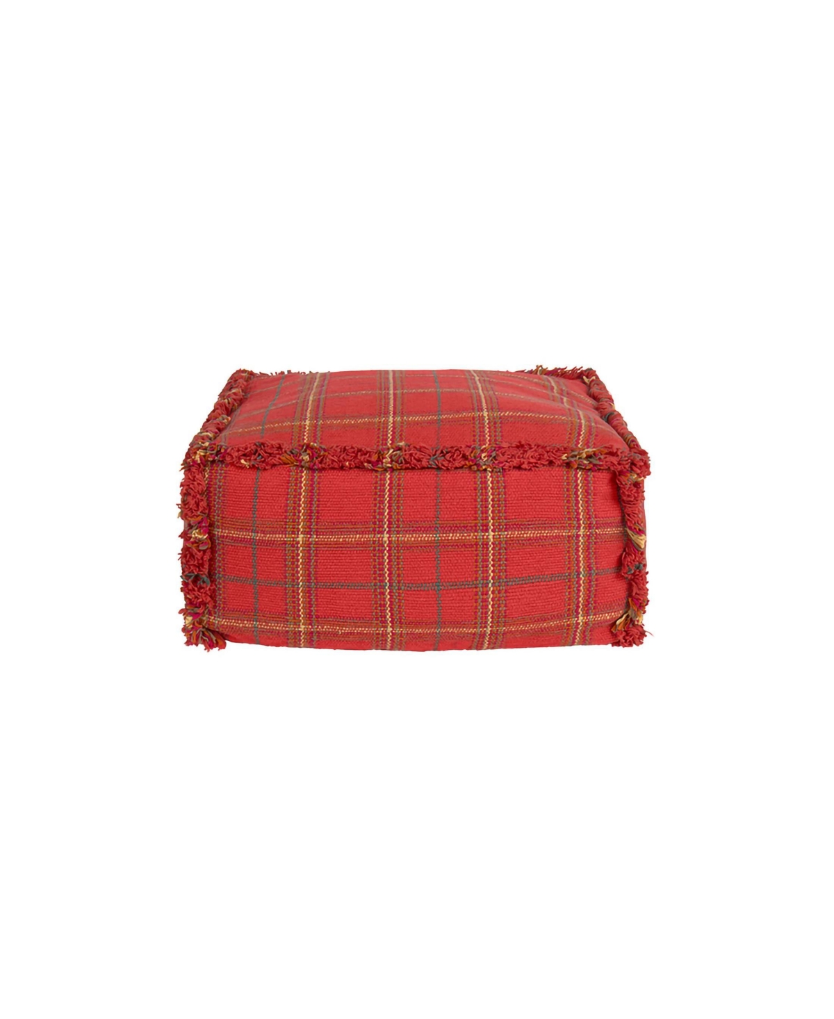 Click here for Lorena Canals Handloom Pouf - Maple red  soil brow... prices