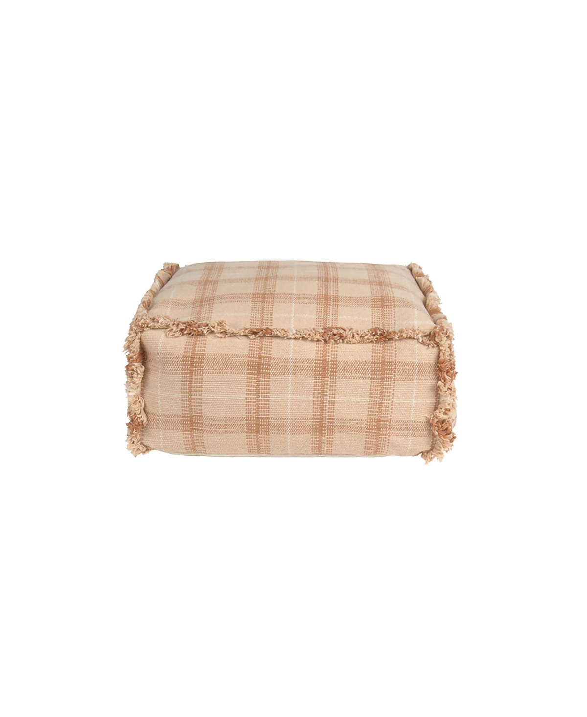 Click here for Lorena Canals Handloom Pouf - Rose  chestnut  natu... prices