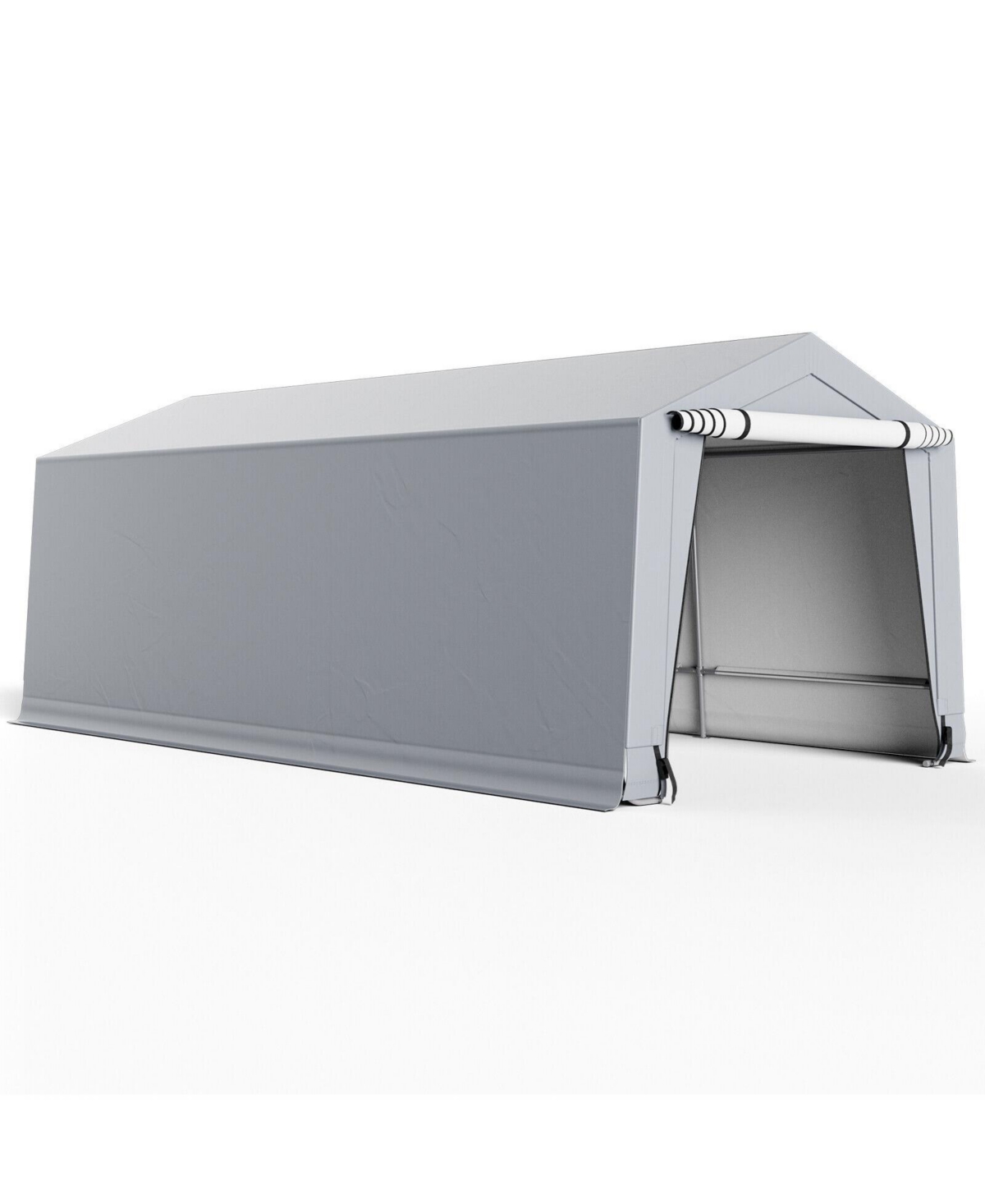 Click here for 10 x 20 Feet Outdoor Heavy-Duty Carport with 2 Doo... prices