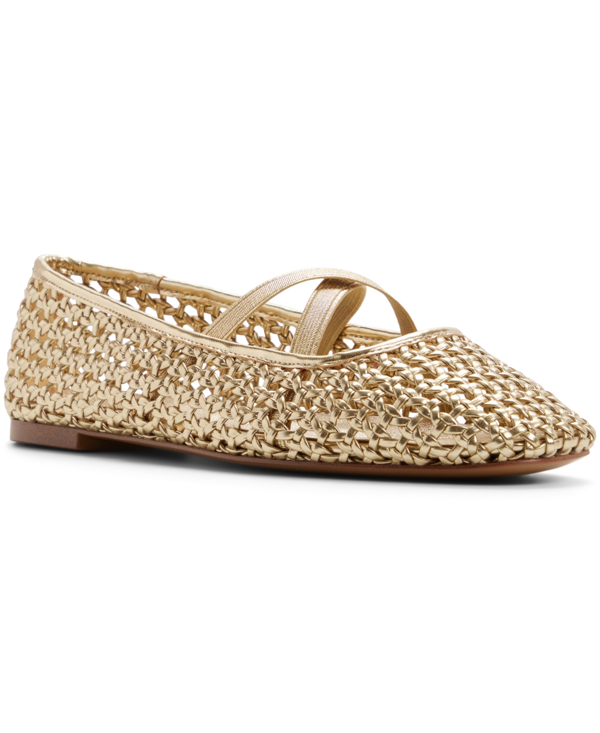 Click here for Aldo Womens Cornelia Slip-On Ballet Flats - Gold M... prices