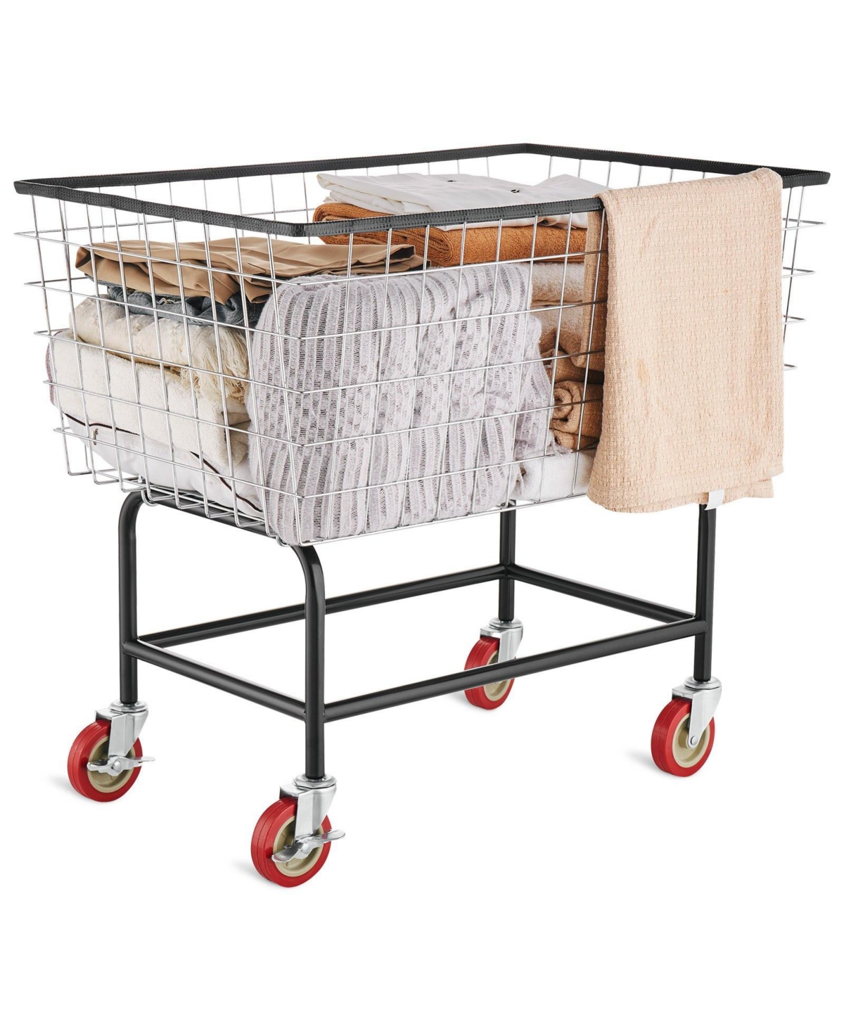 Click here for Ecooso Wire Laundry Cart  4.5 Bushel Basket with W... prices