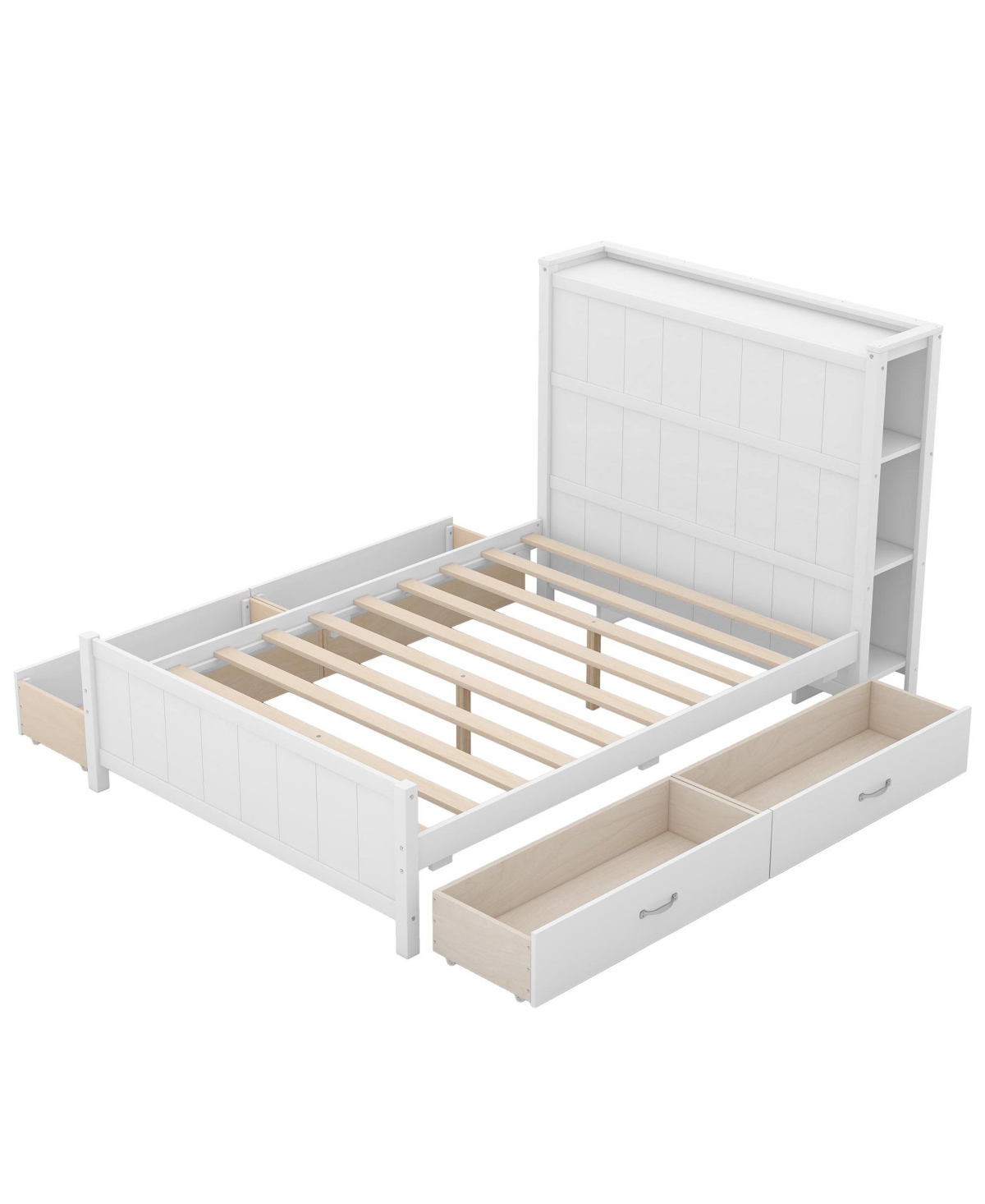 Click here for Boyel Living Full Size Platform Bed with Drawers a... prices