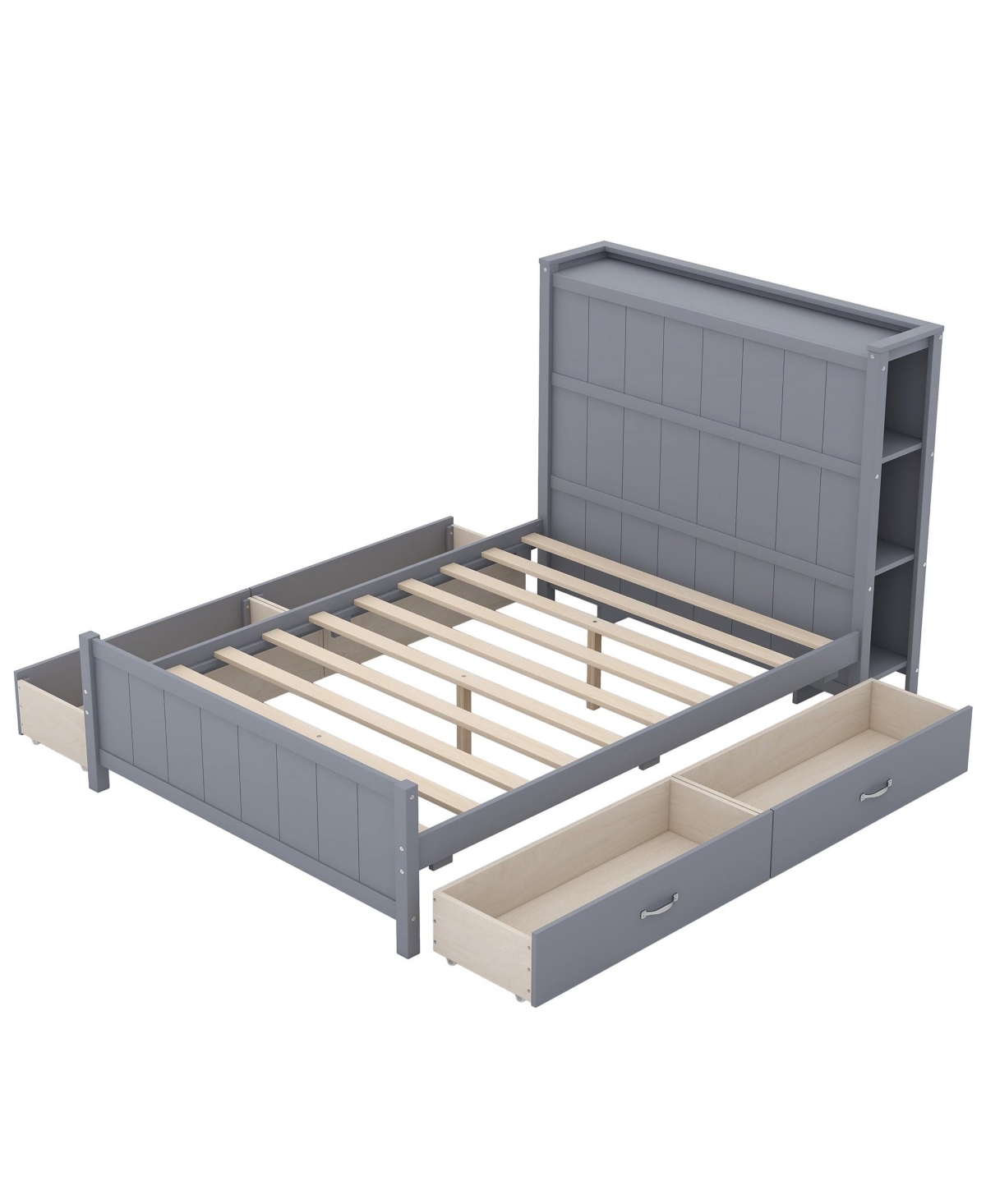 Click here for Boyel Living Full Size Platform Bed with Drawers a... prices