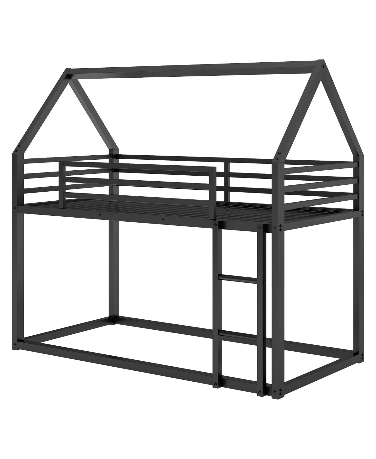 Click here for Boyel Living Twin over Twin House Bunk Bed with Bu... prices