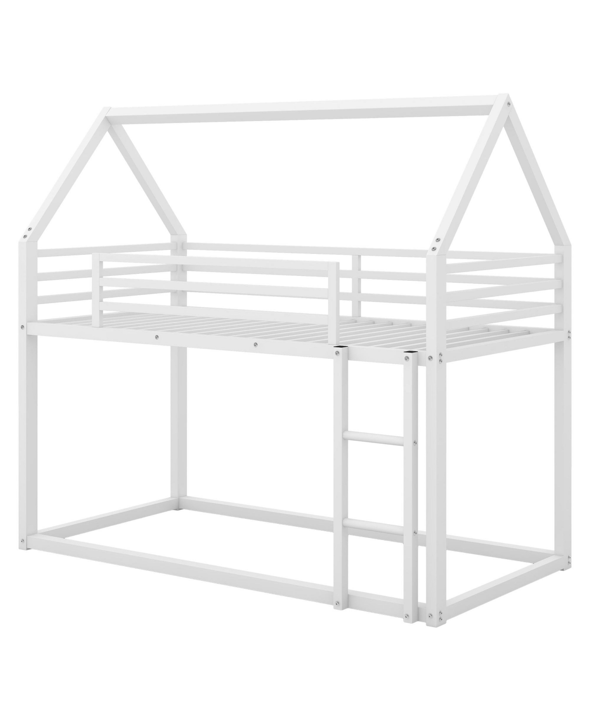 Click here for Boyel Living Twin over Twin House Bunk Bed with Bu... prices