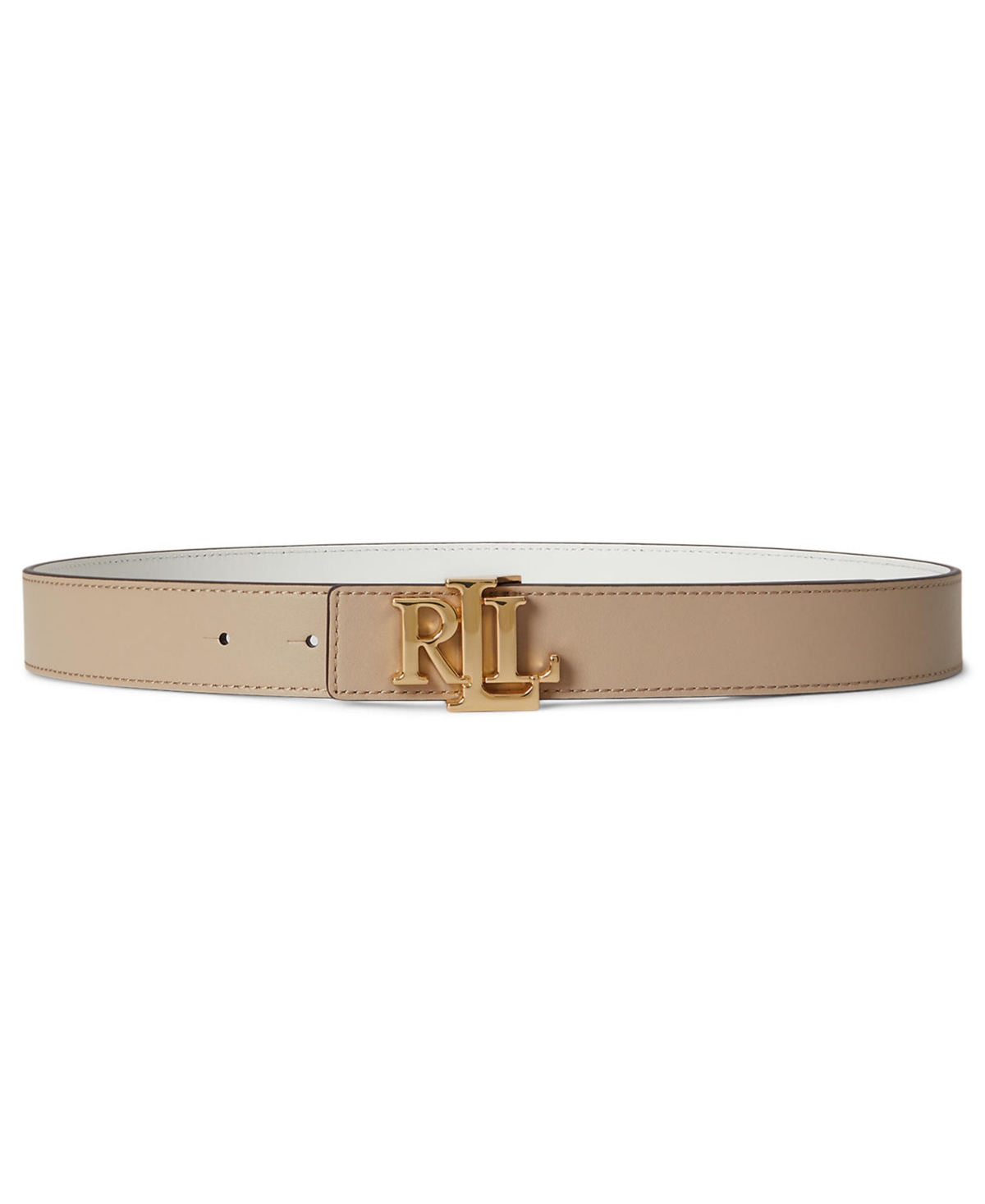 Click here for Lauren Ralph Lauren Logo Reversible Leather Belt -... prices