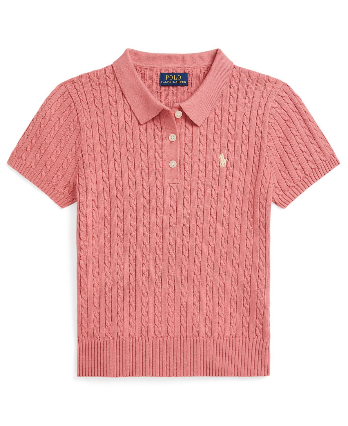 Click here for Polo Ralph Lauren Girls 7-16 Mini-Cable Polo Sweat... prices