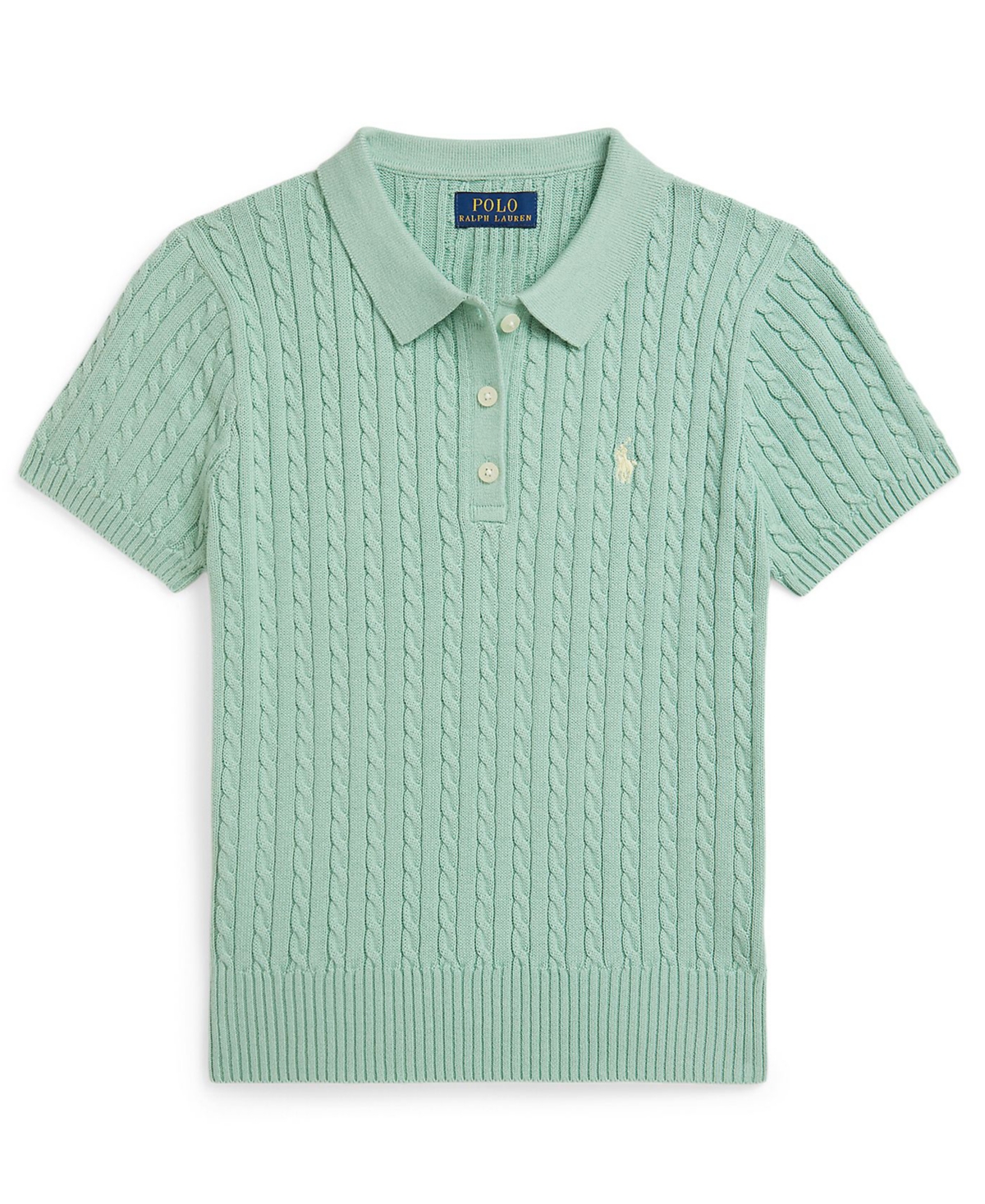 Click here for Polo Ralph Lauren Girls 7-16 Mini-Cable Polo Sweat... prices