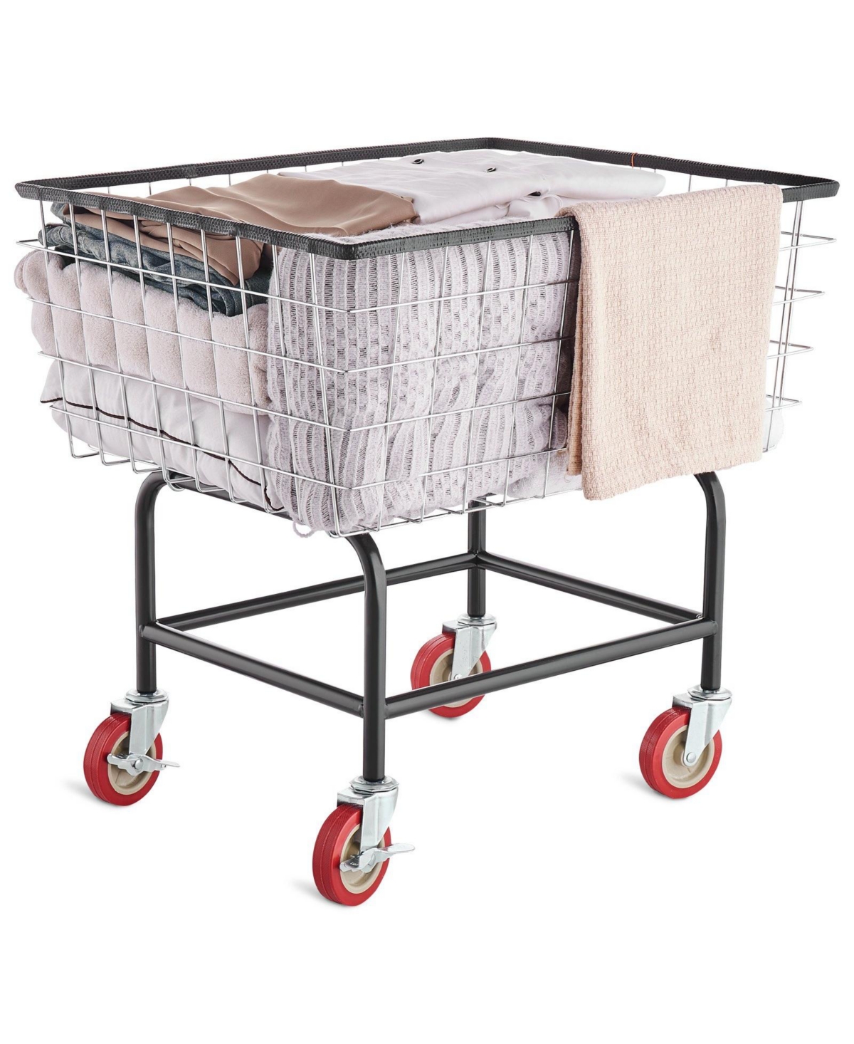 Click here for Ecooso Wire Laundry Cart  2.8 Bushel Basket with W... prices