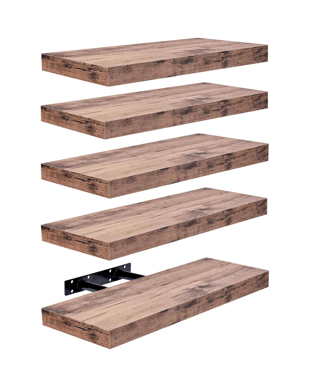 Click here for 5 Pack 16 Inch Sorbus Long Floating Wall Shelves f... prices
