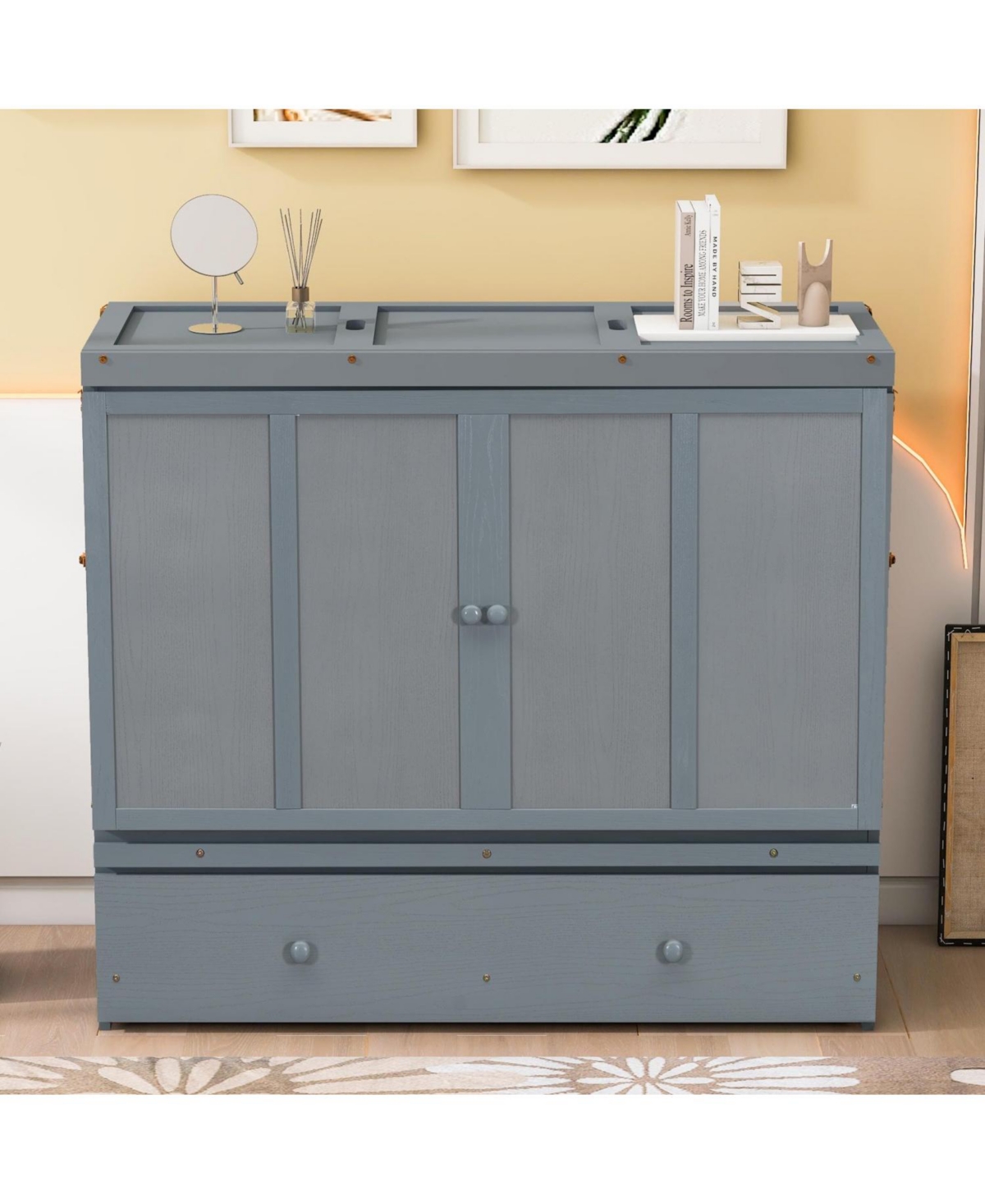 Click here for Streamdale Furniture Full Size Murphy Bed with Usb... prices