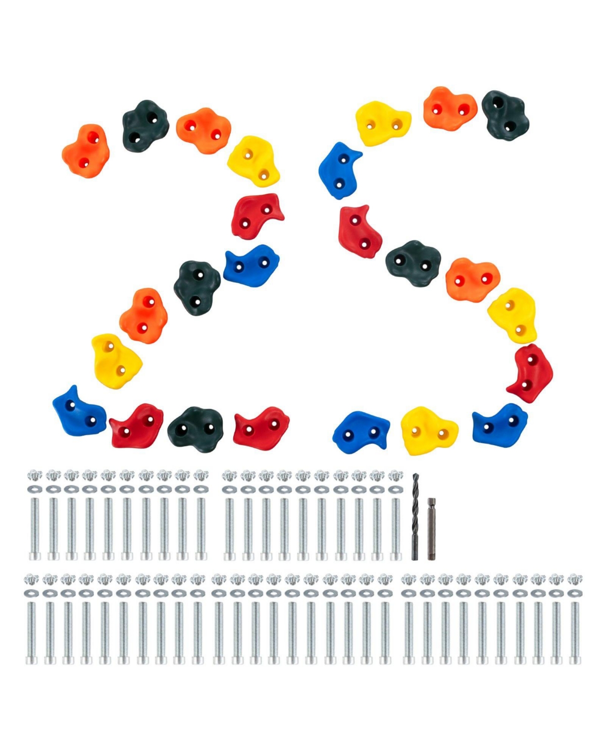 Click here for Mecale 25 Rock Climbing Holds  Multi-Size  Mountin... prices