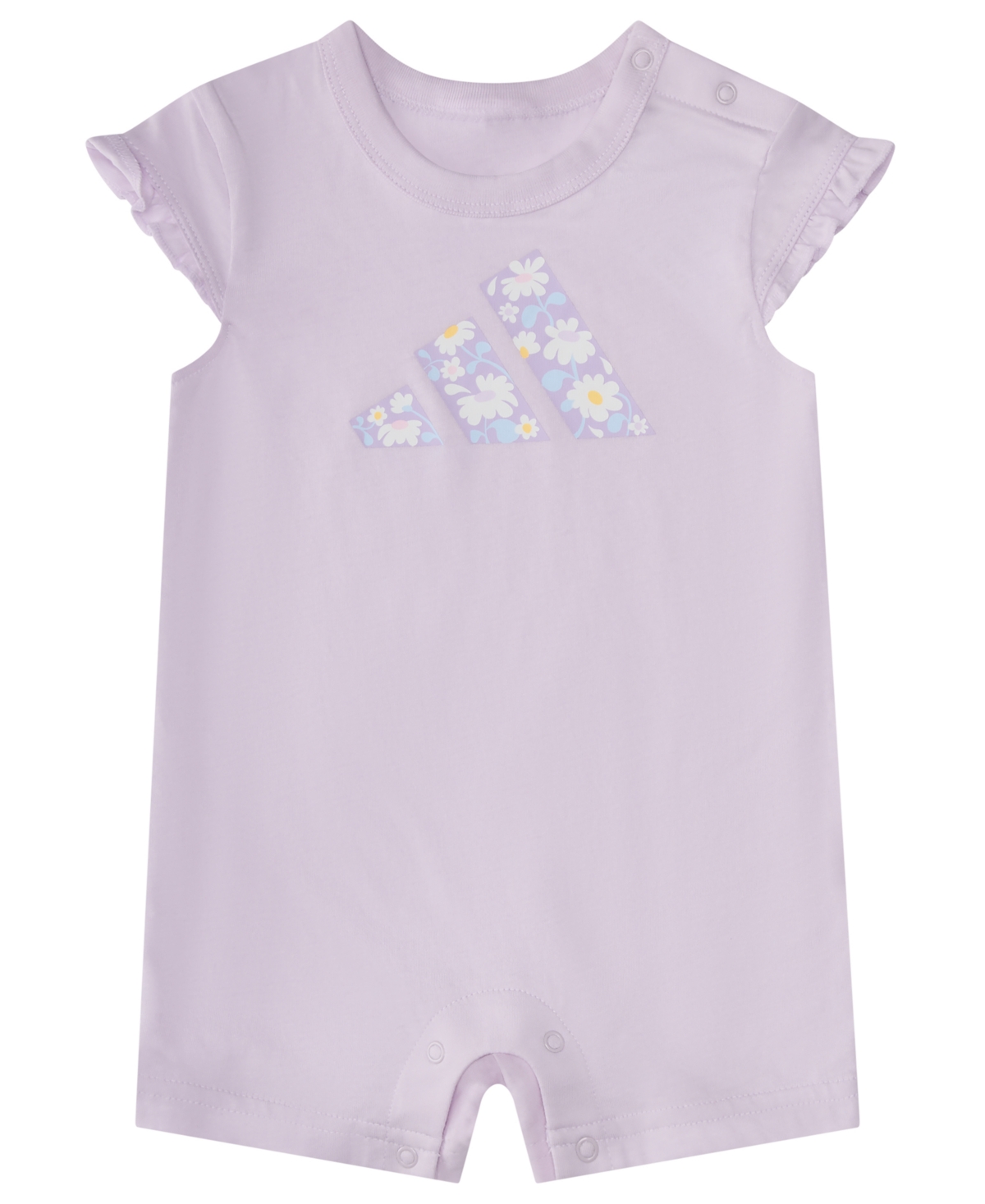 Click here for adidas Baby Girls Cap Short-Sleeve Graphic Romper... prices