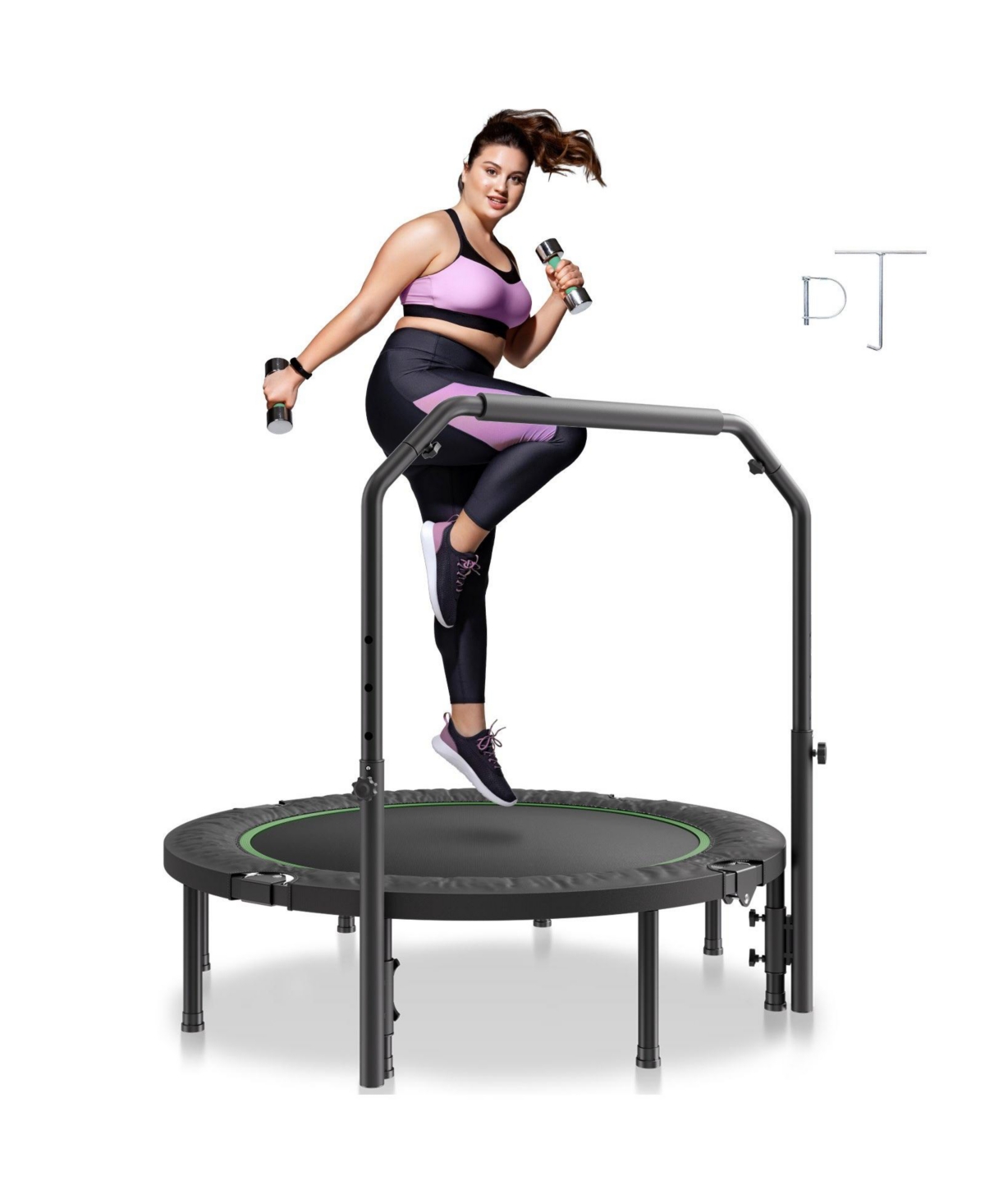 Click here for Mecale 52" Foldable Mini Trampoline with Hand... prices