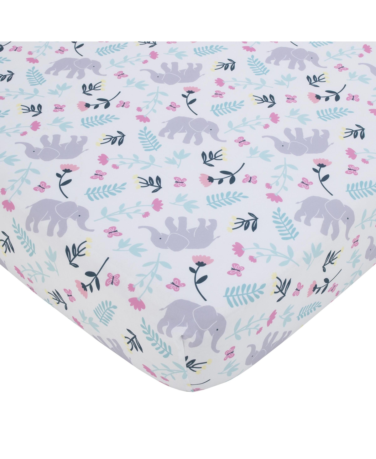 Click here for NoJo Carters Floral Elephant White Multi Colored S... prices