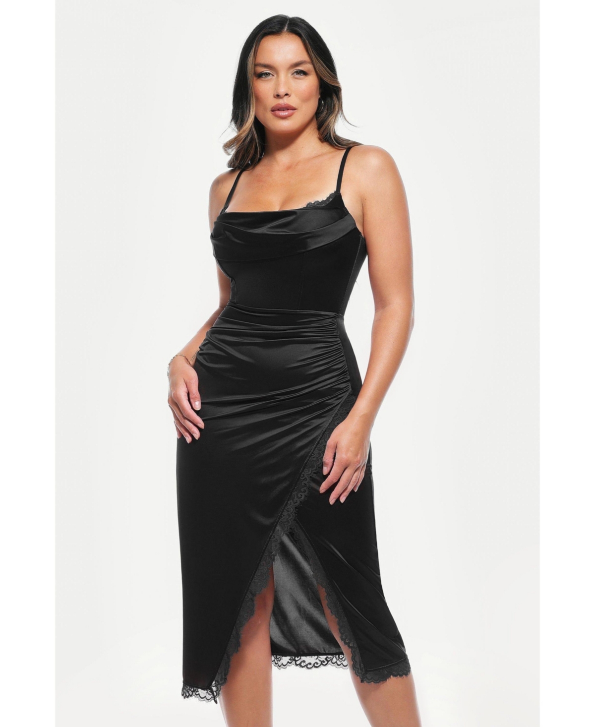 Click here for Popilush Womens Lace Trim Sculpting Floral-Print M... prices