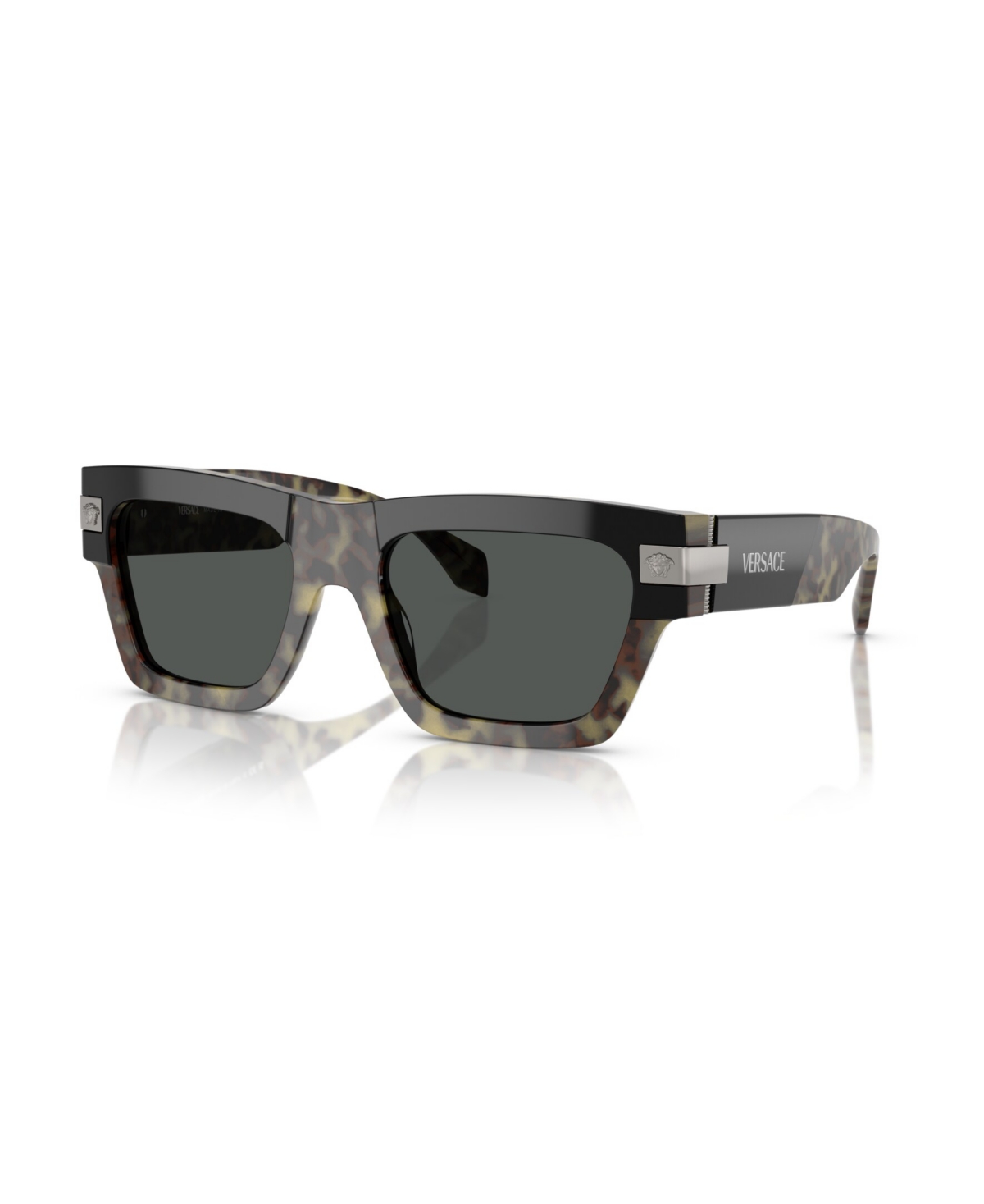 Click here for Versace Mens Rectangle Sunglasses  VE4464 - Havana prices
