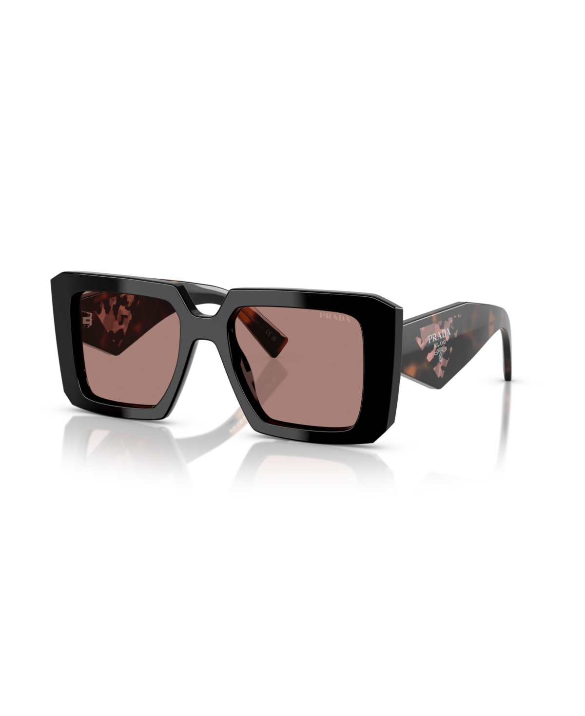 Click here for Prada Womens Square Sunglasses  Pr 23YS - Black prices