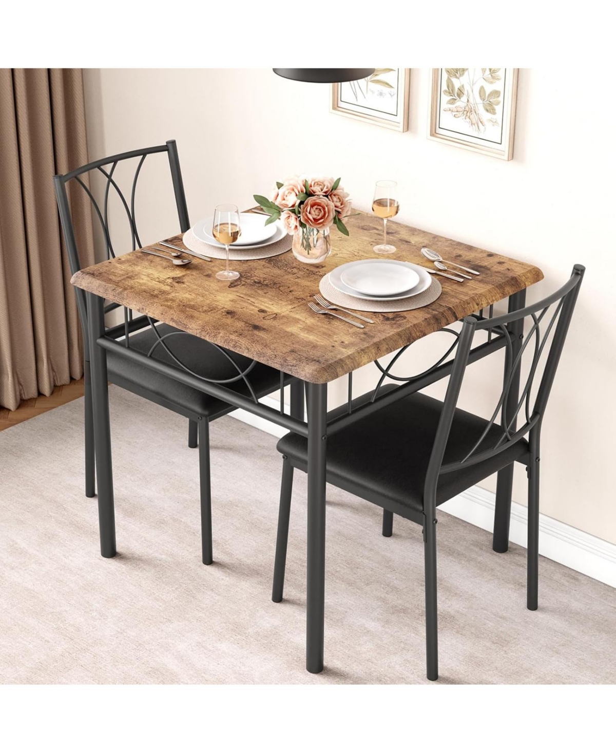Click here for Gaomon Kitchen Table Small Dining Table Set for 2... prices