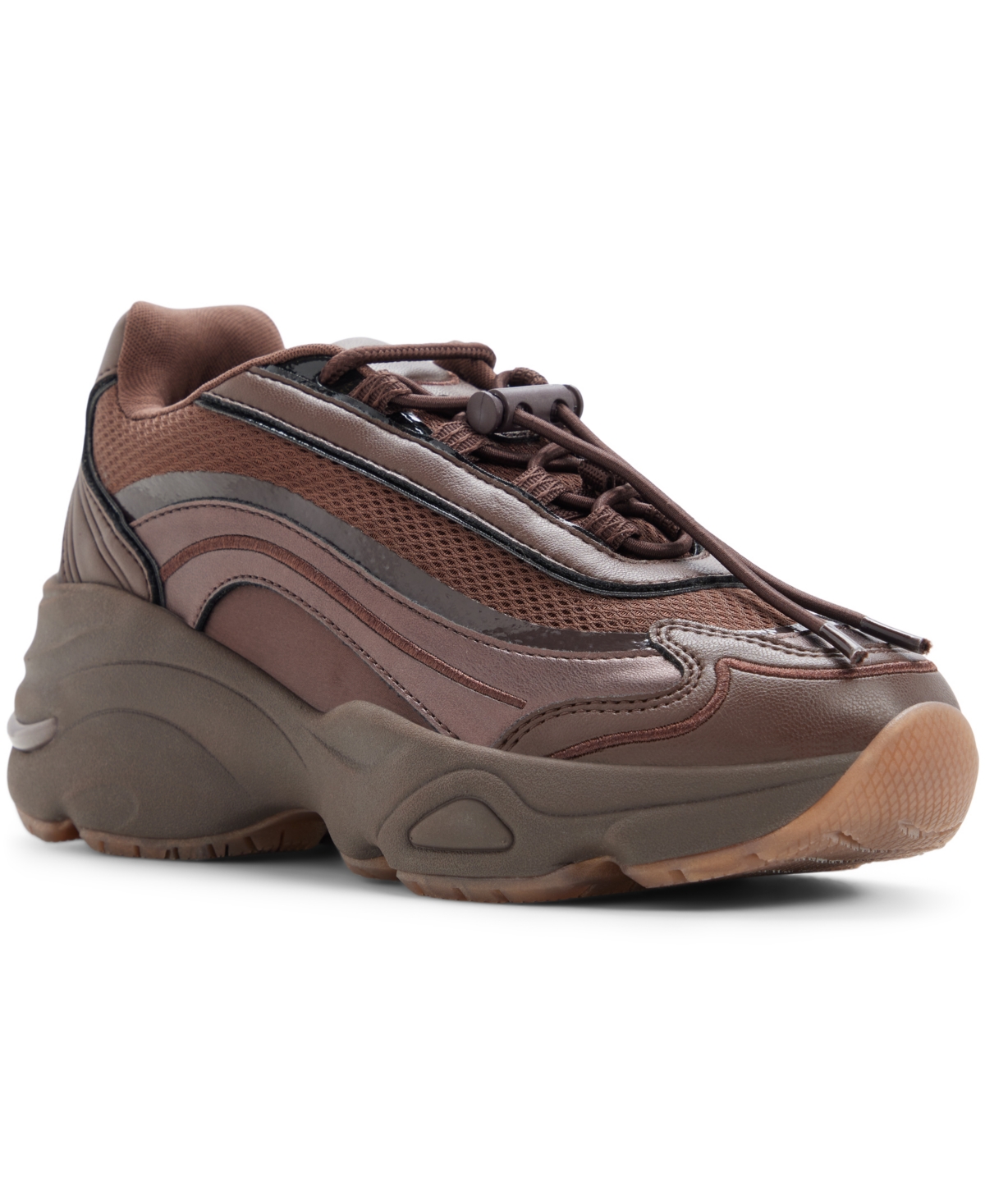 Click here for Aldo Womens Kitri Round Toe Jogger Sneakers - Dark... prices