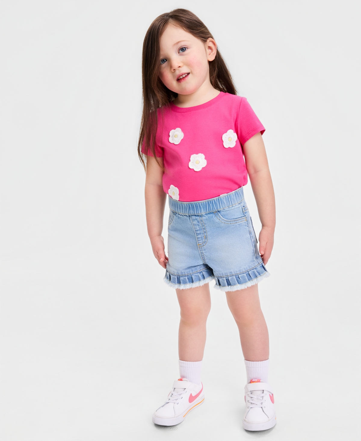 Click here for Epic Threads Girls 12M-5T Denim Ruffled Shorts  Ma... prices