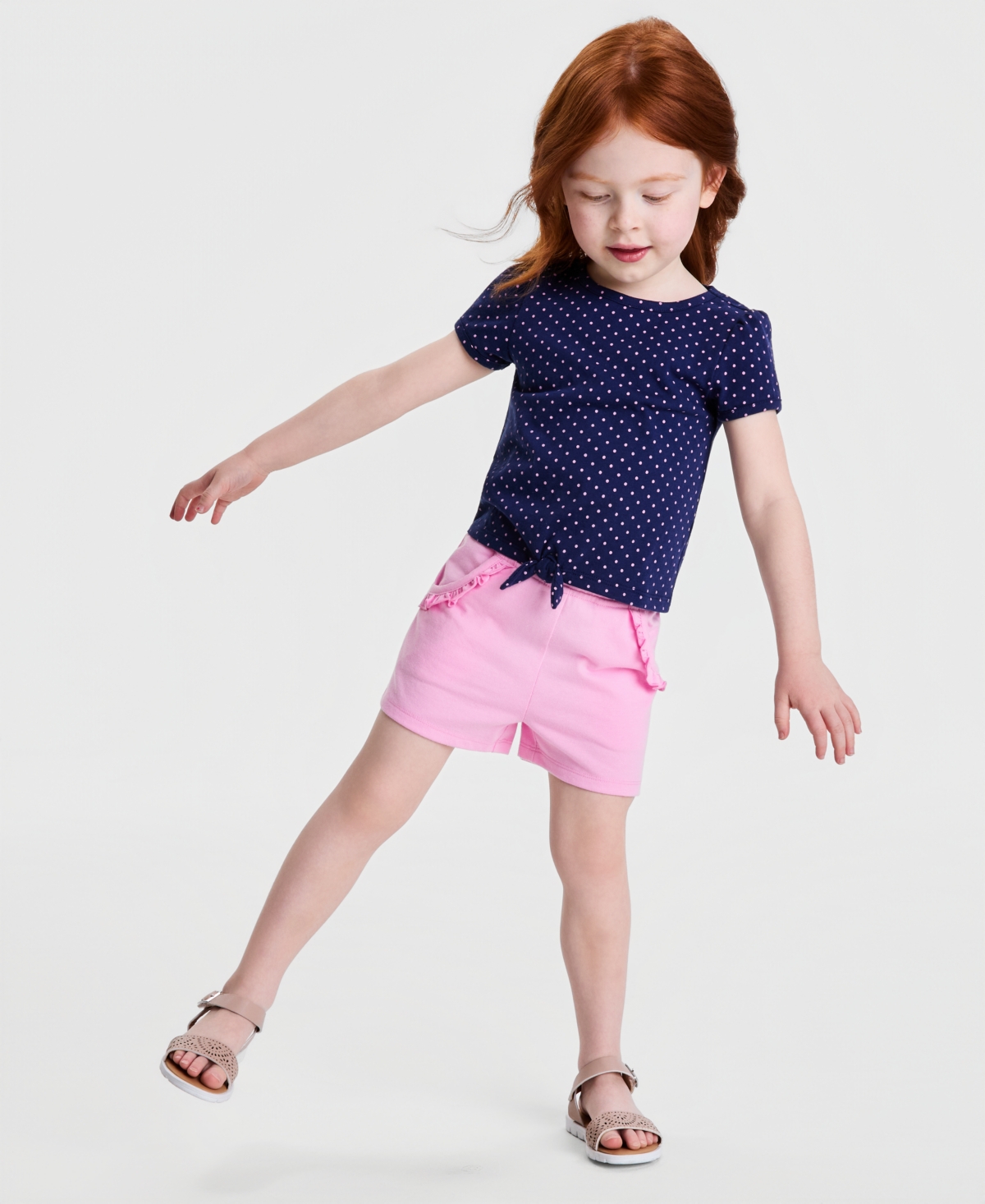 Click here for Epic Threads Girls 12M-5T Dot-Print Tie T-Shirt  M... prices