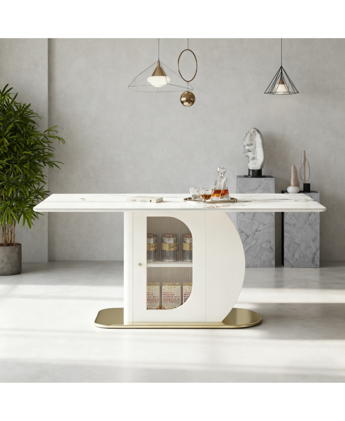 Click here for Streamdale Furniture 63" Modern Dining Table... prices