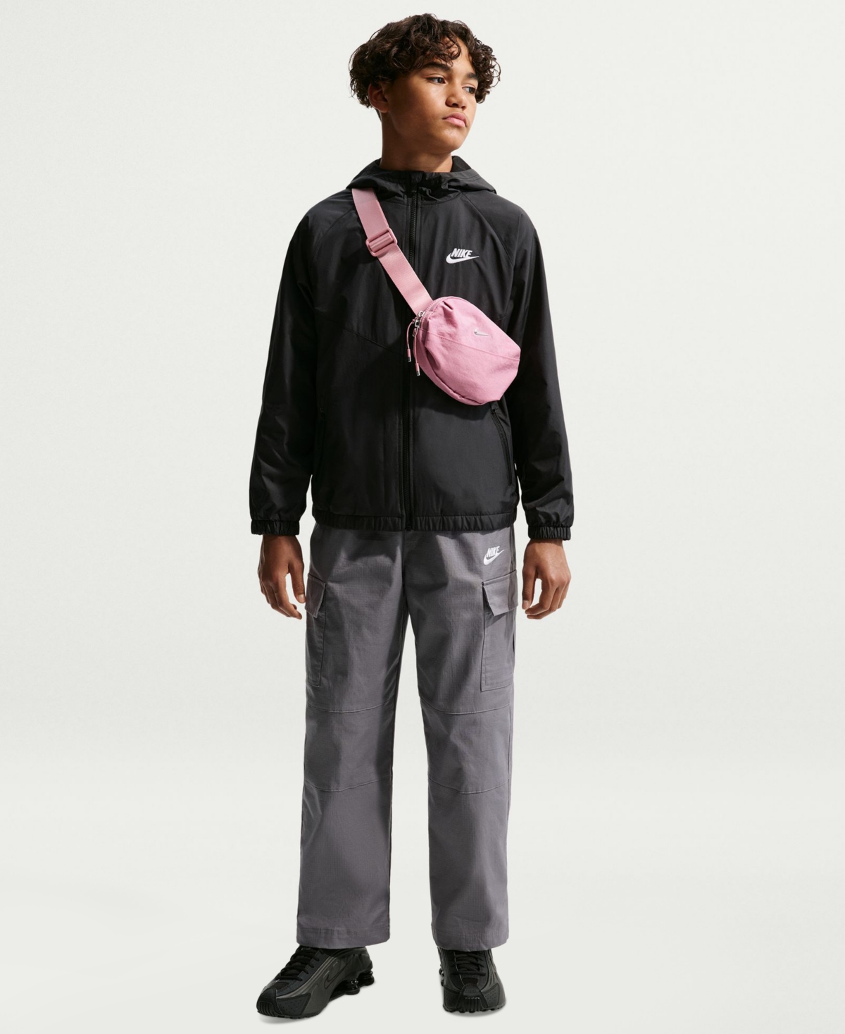 Click here for Nike Boys and Girls 7-20 Sportswear Wind Runner Ho... prices