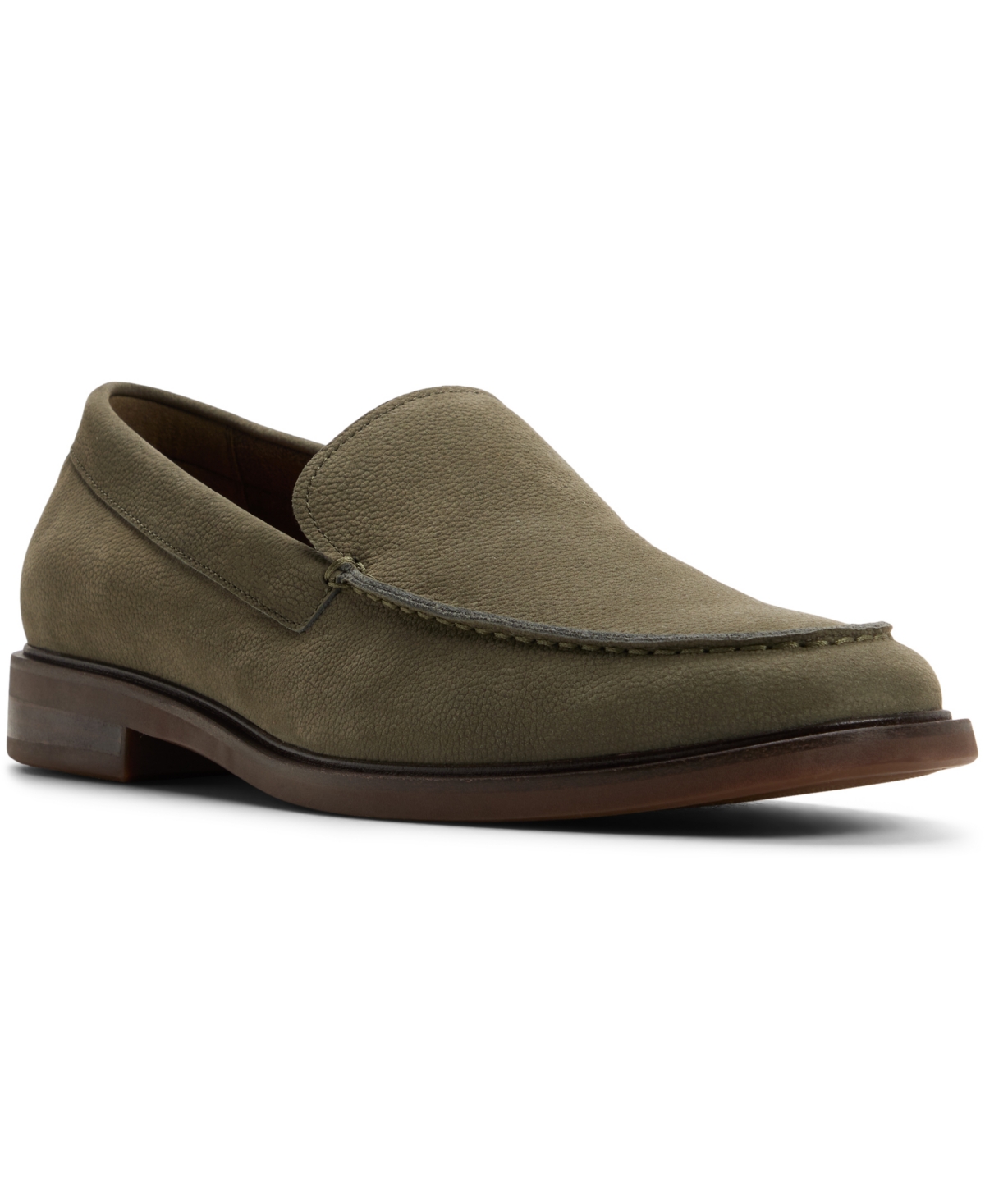 Click here for Aldo Mens Alfonso Slip-On Leather Loafers - Olive prices